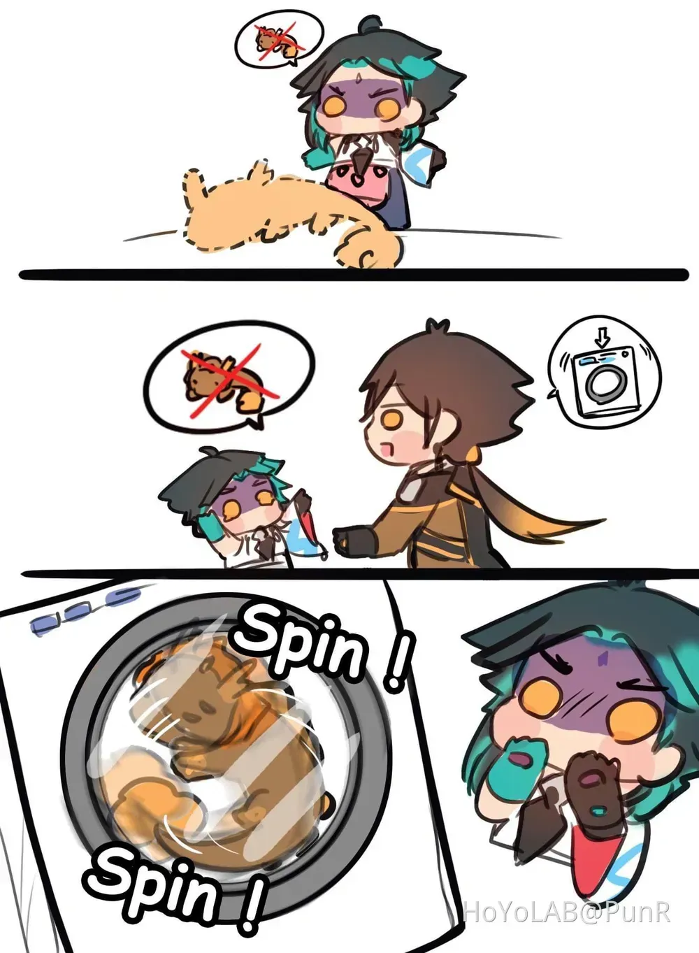 Xiao and his fluffy dragon toys ♡ Genshin Impact | HoYoLAB