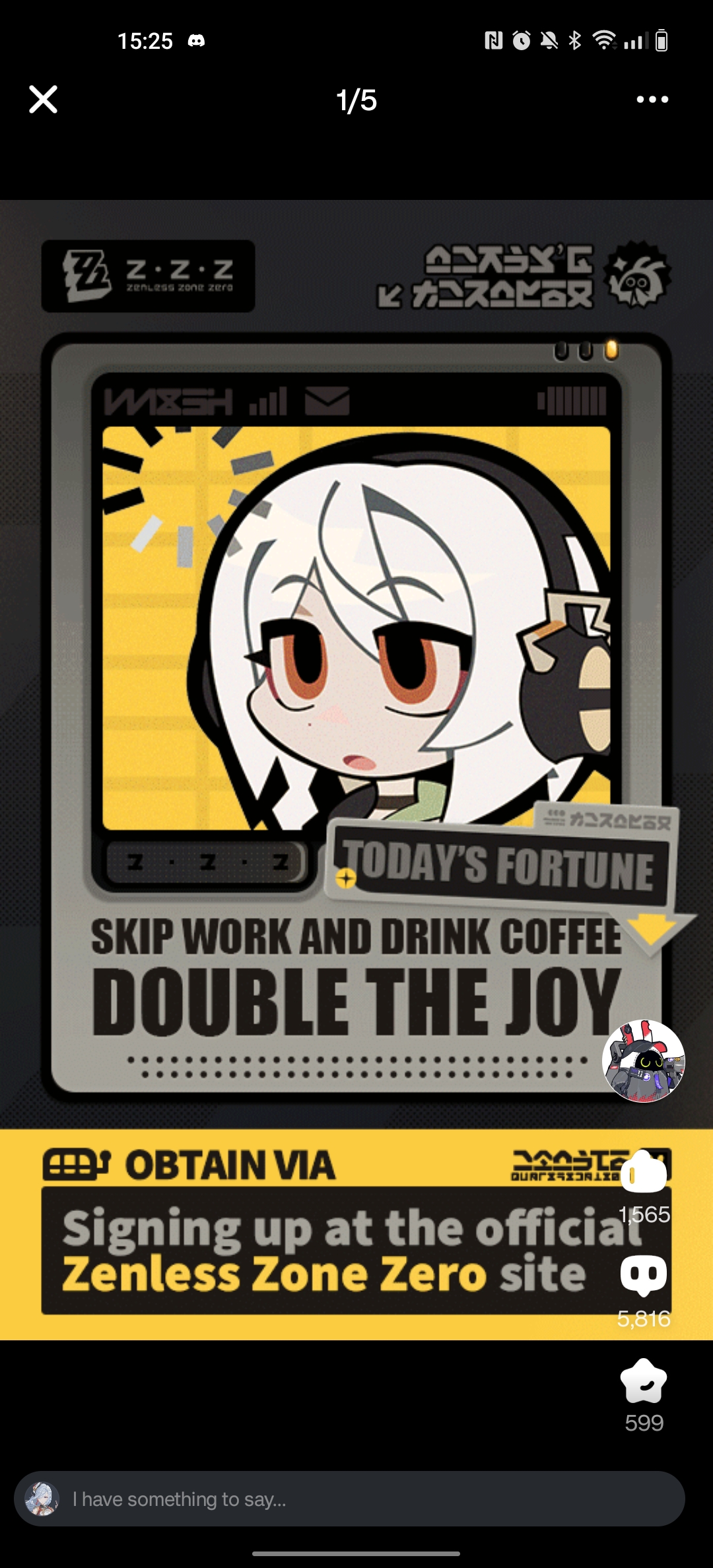 skip work sounds good Zenless Zone Zero | HoYoLAB