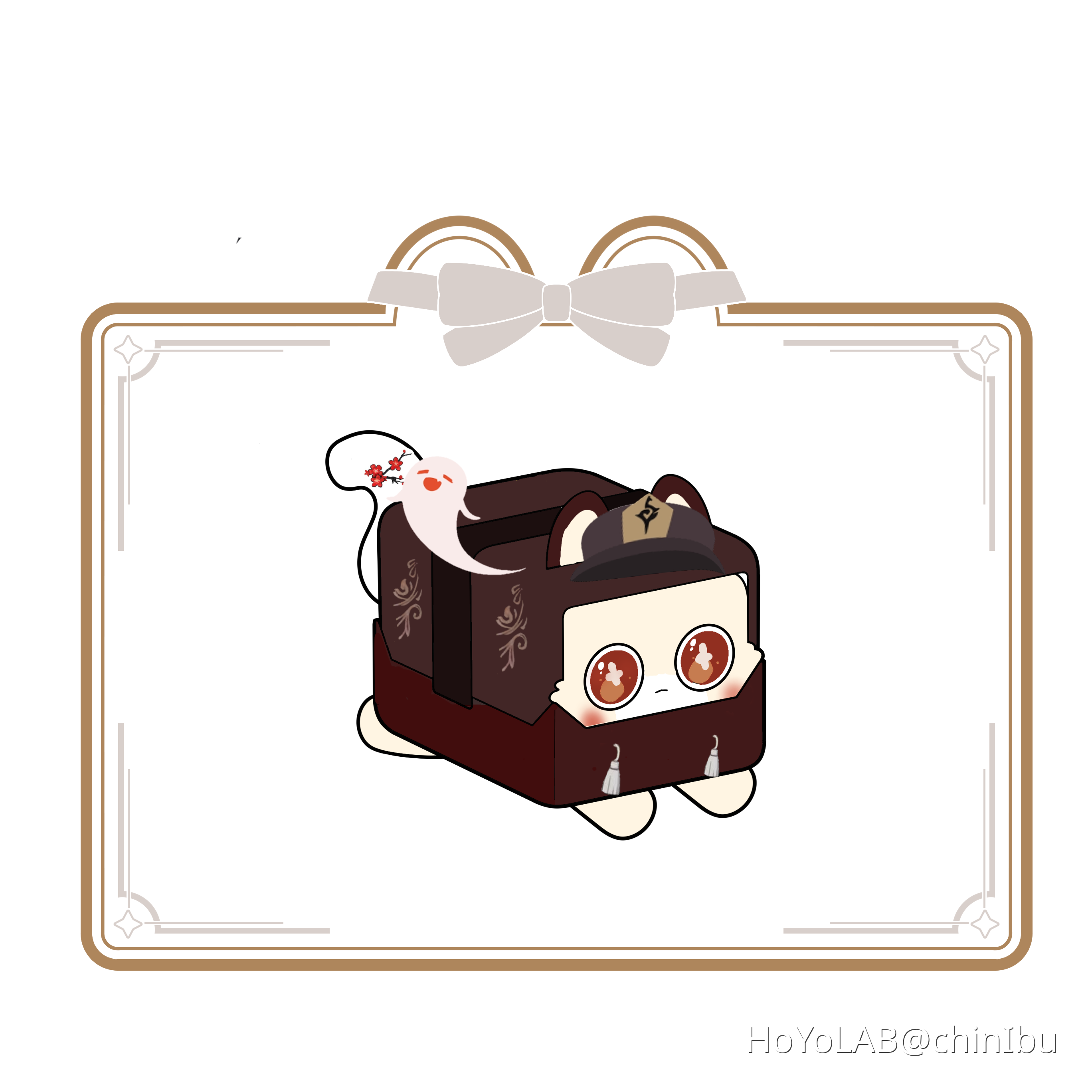 hutao as a kitty box Genshin Impact | HoYoLAB