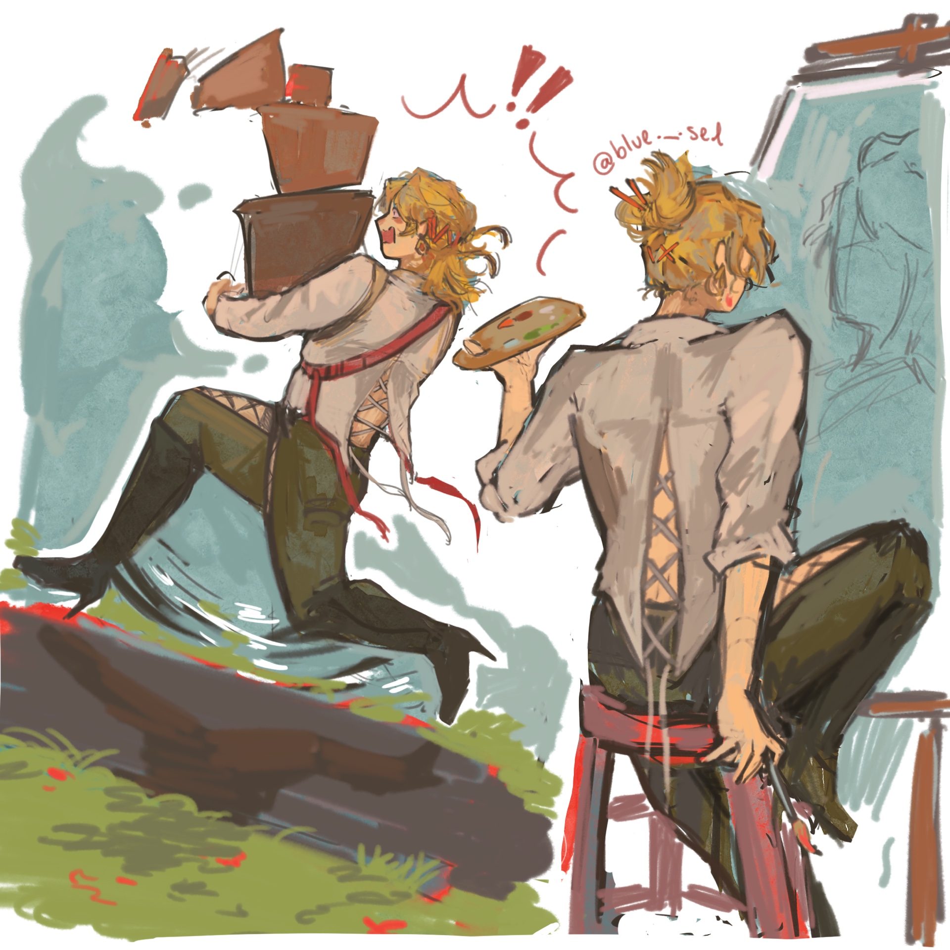 Kaveh as benedict blue Genshin Impact | HoYoLAB