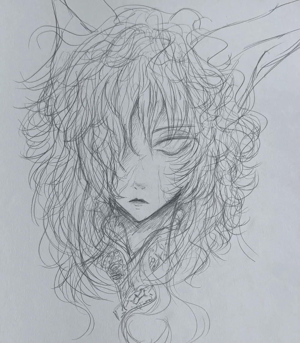 how to draw fox ears