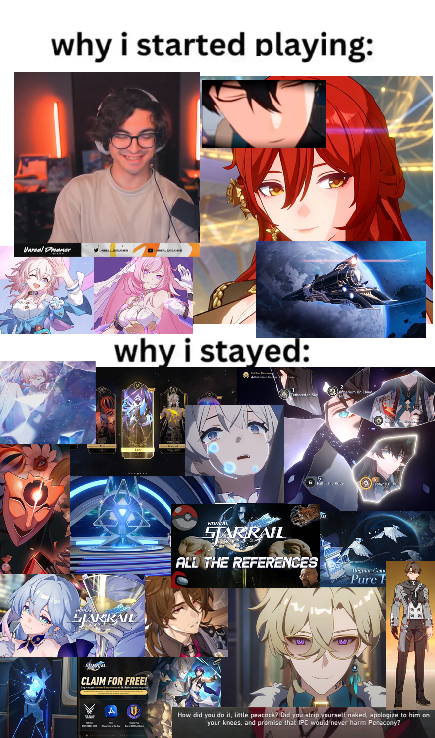 why i started playing hsr Honkai: Star Rail | HoYoLAB