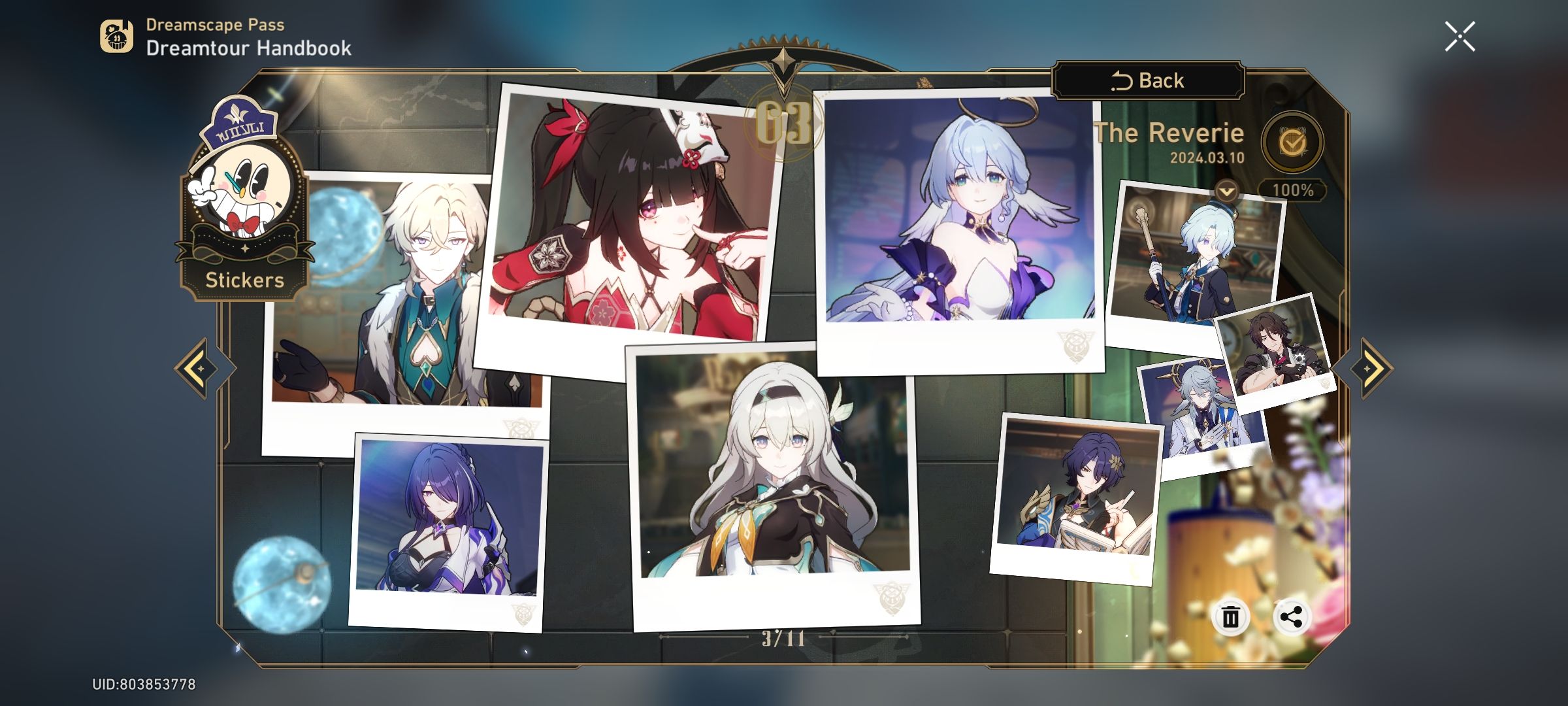 Sparkle , Robin , Firefly and Aventurine are the only characters I want ...