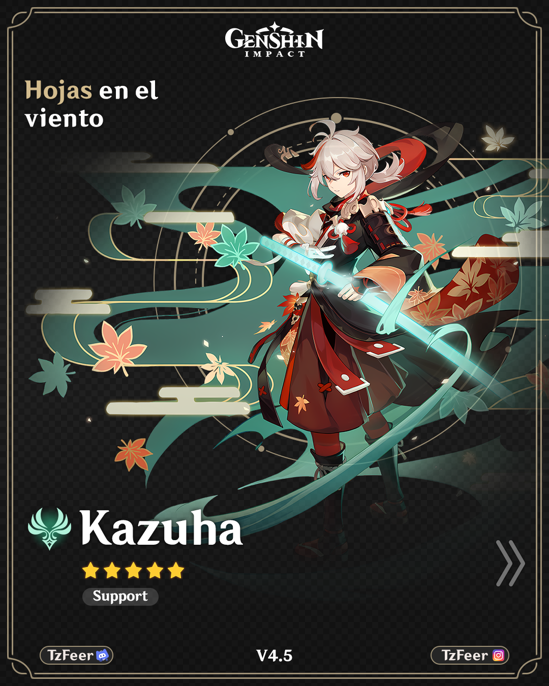 [Version 4.5] Kaedehara Kazuha: Guía de personaje (Build Guide) Genshin Impact | HoYoLAB