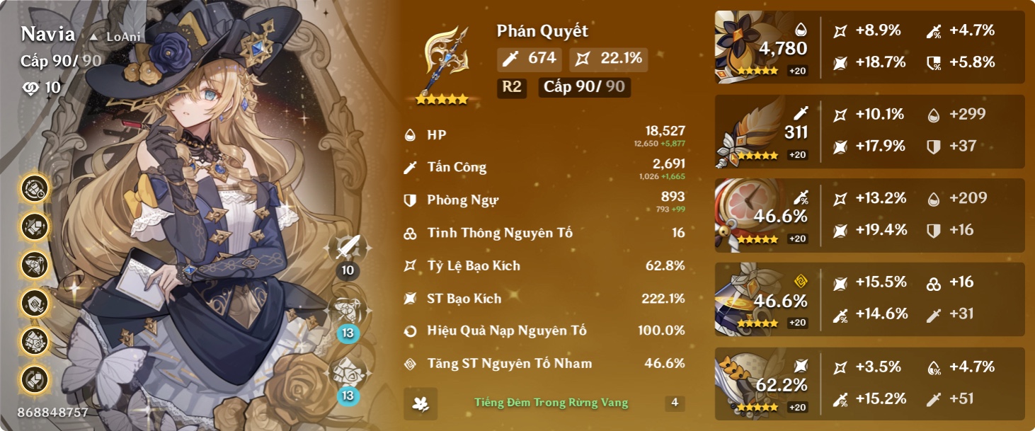 Build Navia Genshin Impact | HoYoLAB