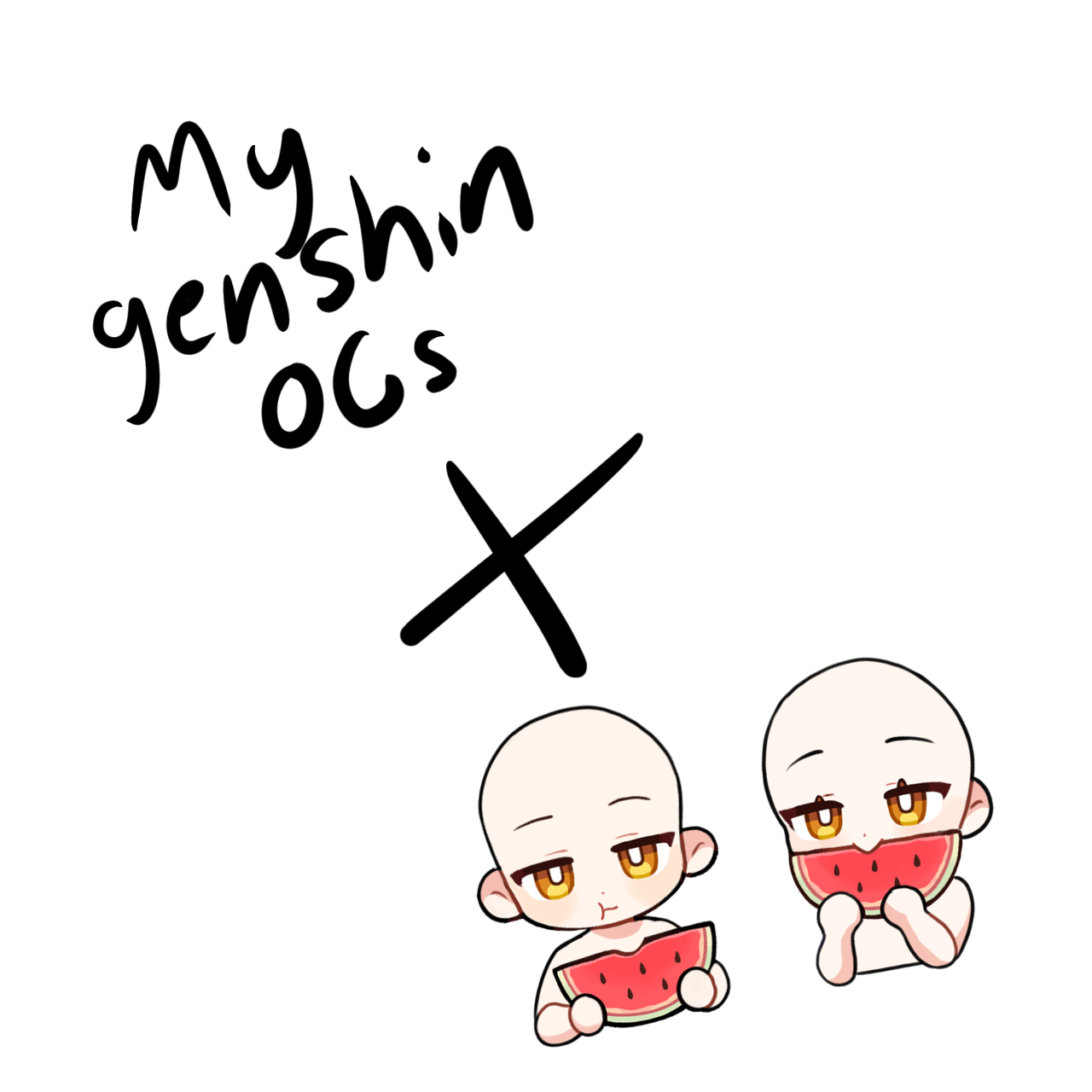 My OCs × watermelon 🍉 Genshin Impact | HoYoLAB