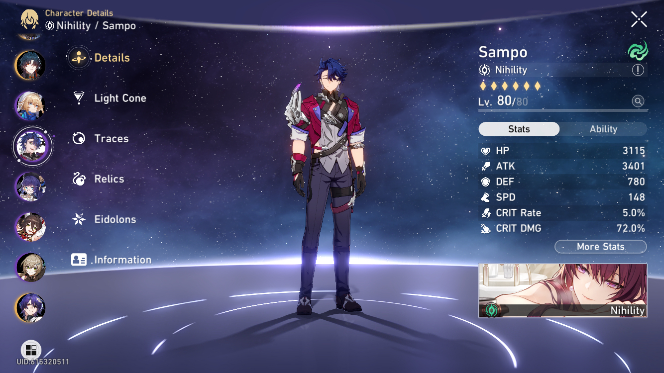 Sampo HSR Build Honkai: Star Rail | HoYoLAB