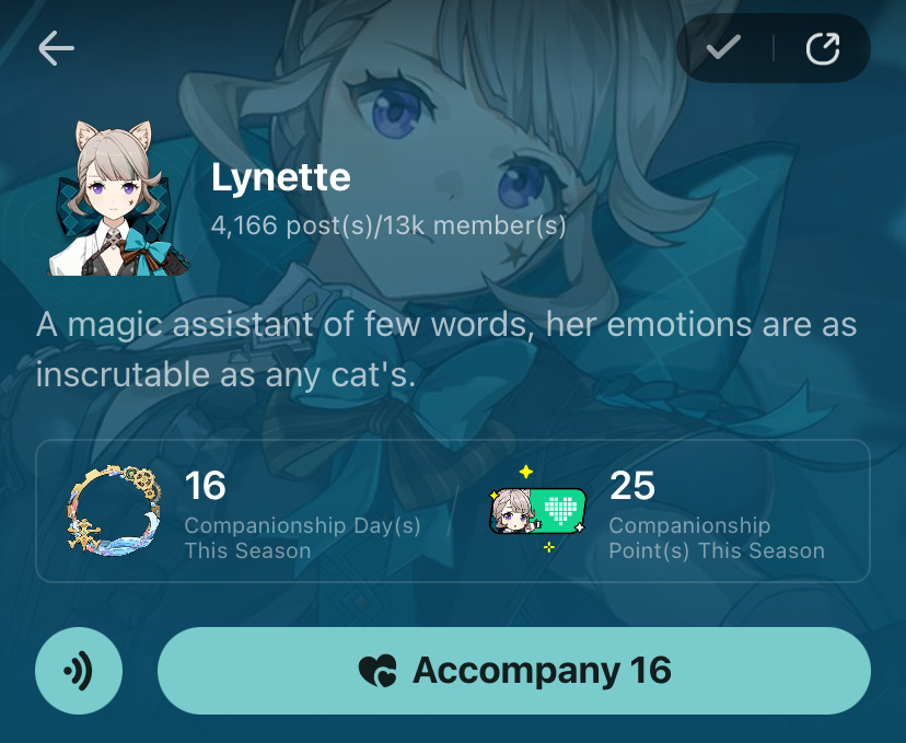 Lynette Badge Post Day 3 Genshin Impact | HoYoLAB