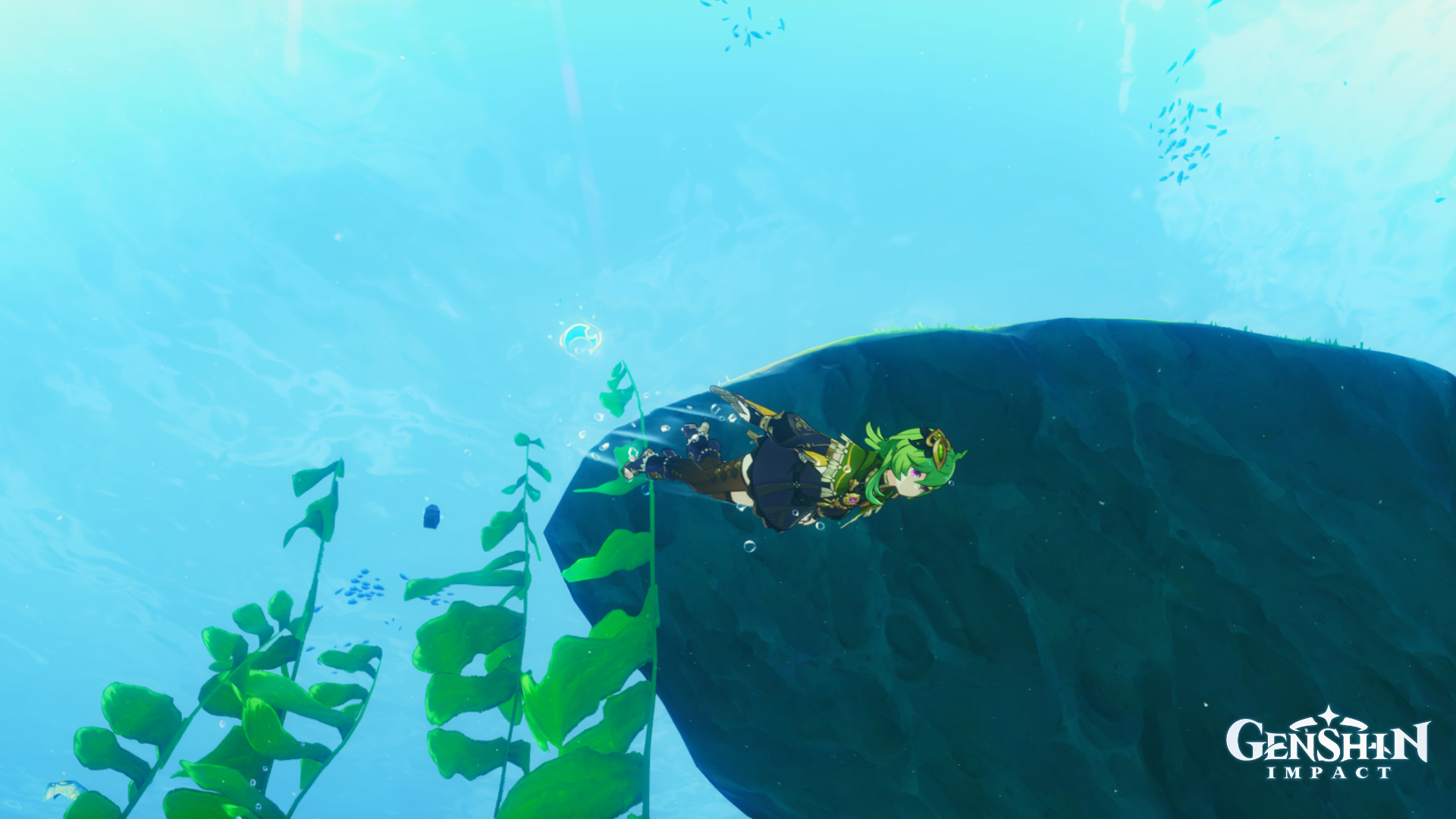 Collei swimming in Fontaine Genshin Impact | HoYoLAB