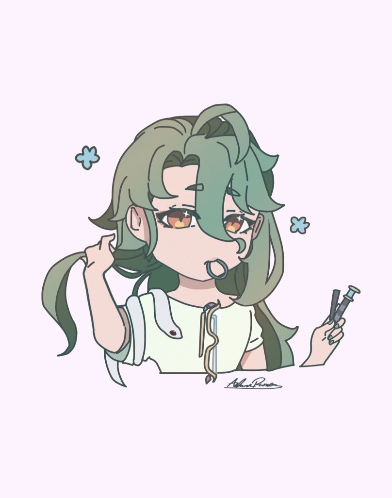 Posting daily Chibi Baizhu drawings until I get his permanent fan badge ...