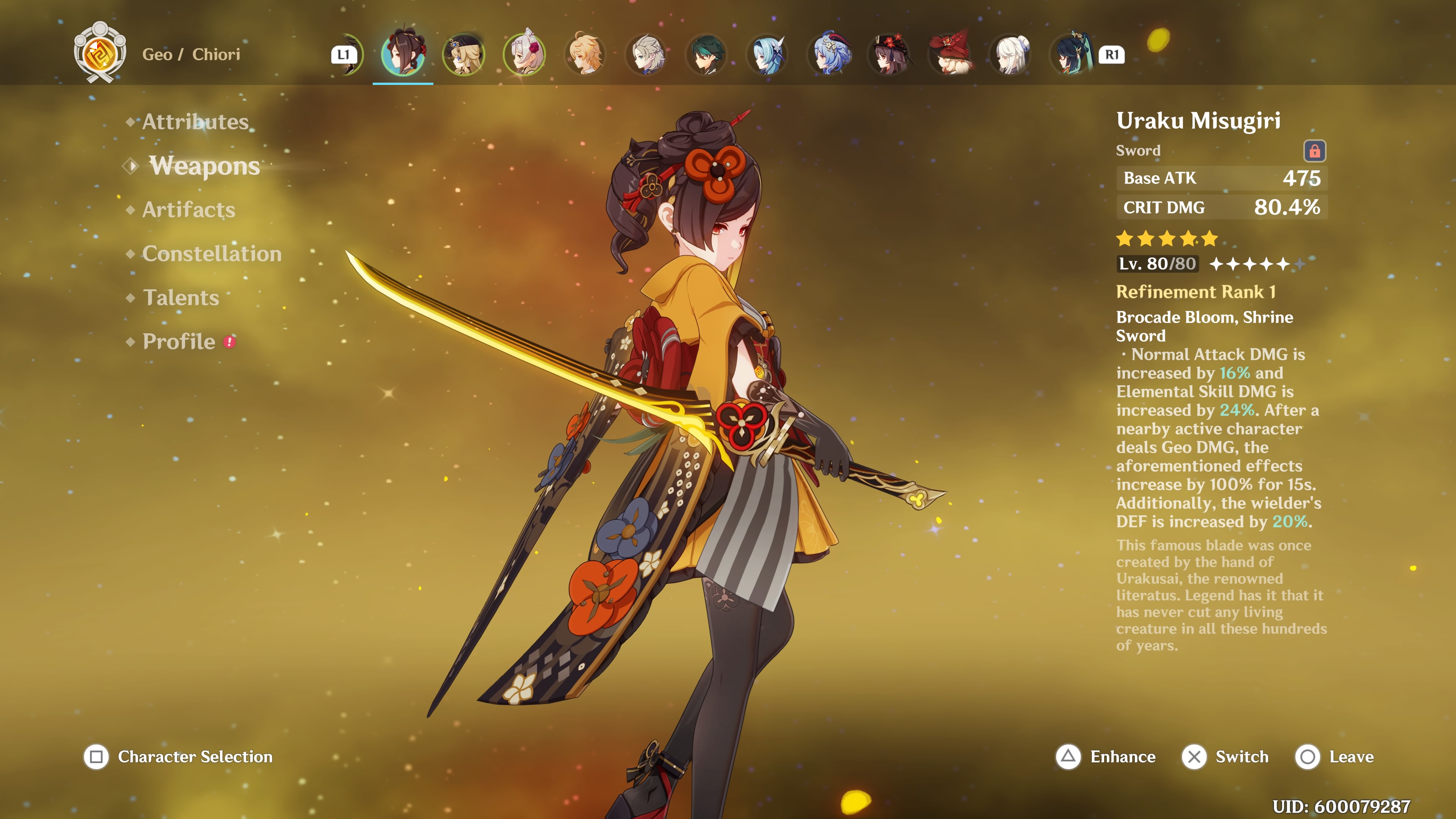 Finally got her sword.. 200 something summons later tho!!! Genshin ...