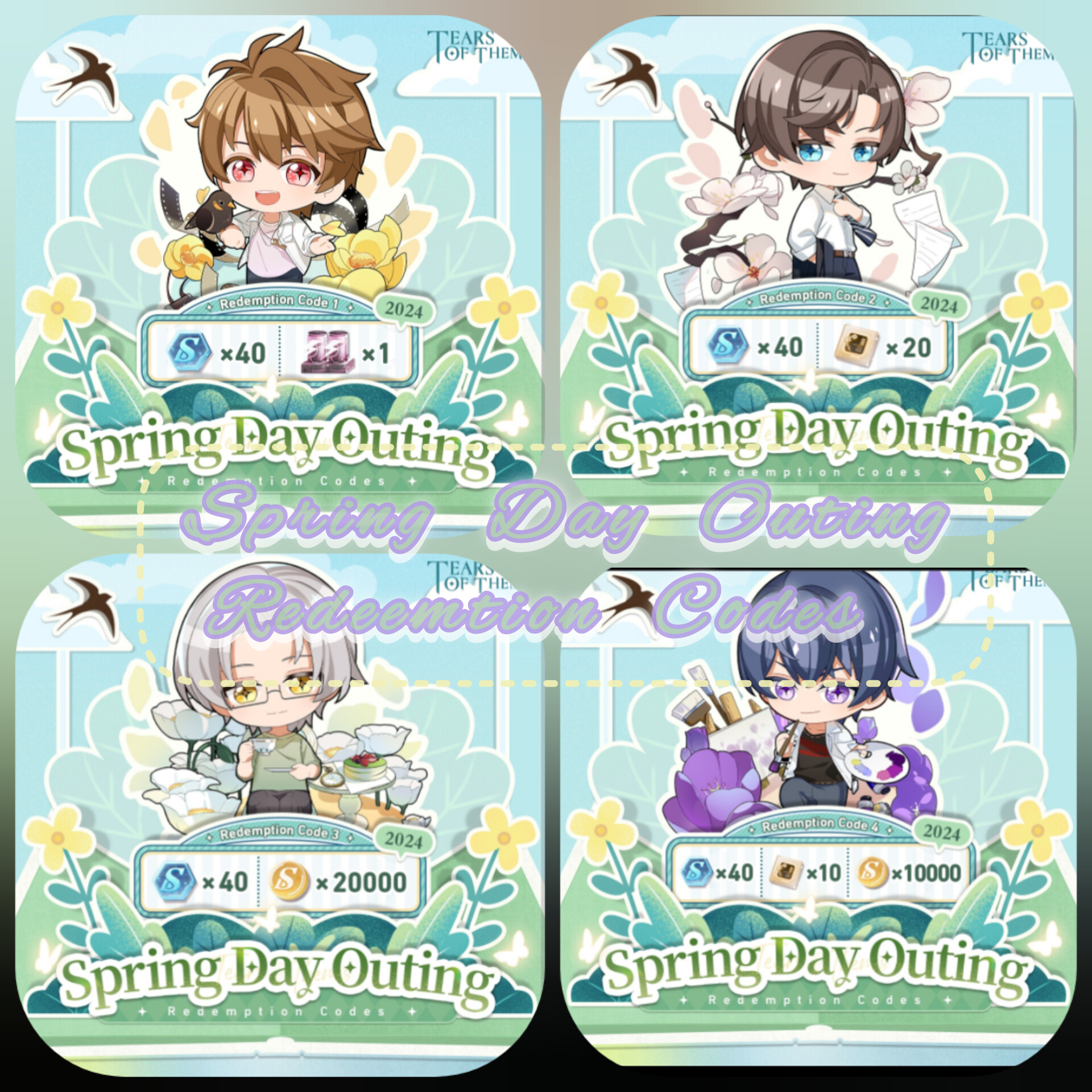 Spring Day Outing Redemption codes 🌷 Tears of Themis | HoYoLAB