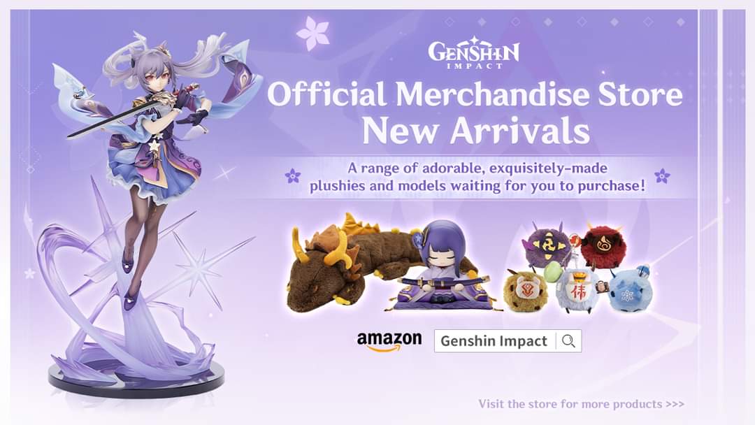 New Products Available soon on Genshin Impact's Official Amazon Store ...