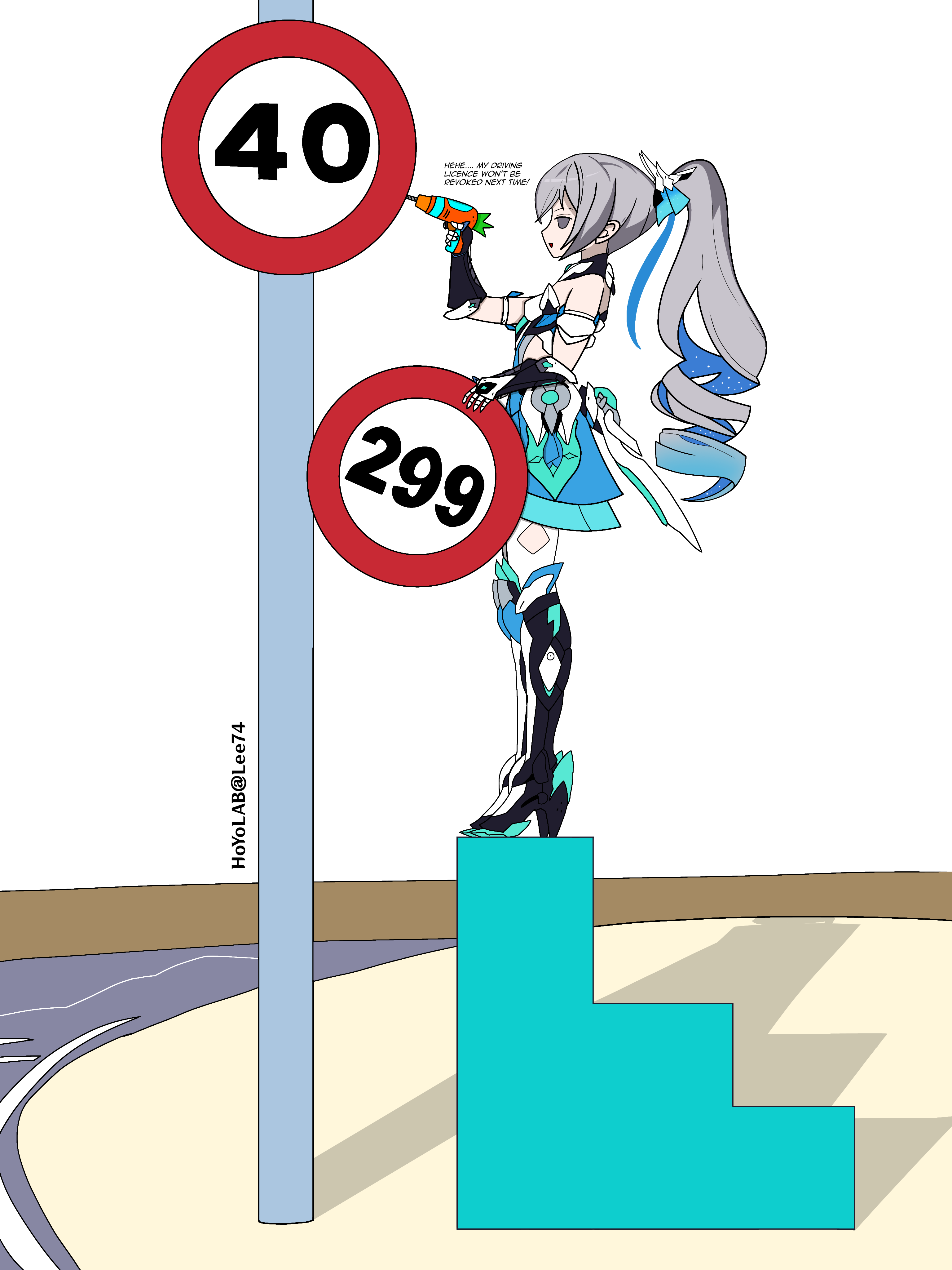 What's da Bronya doing? (Art by me) Honkai Impact 3rd | HoYoLAB