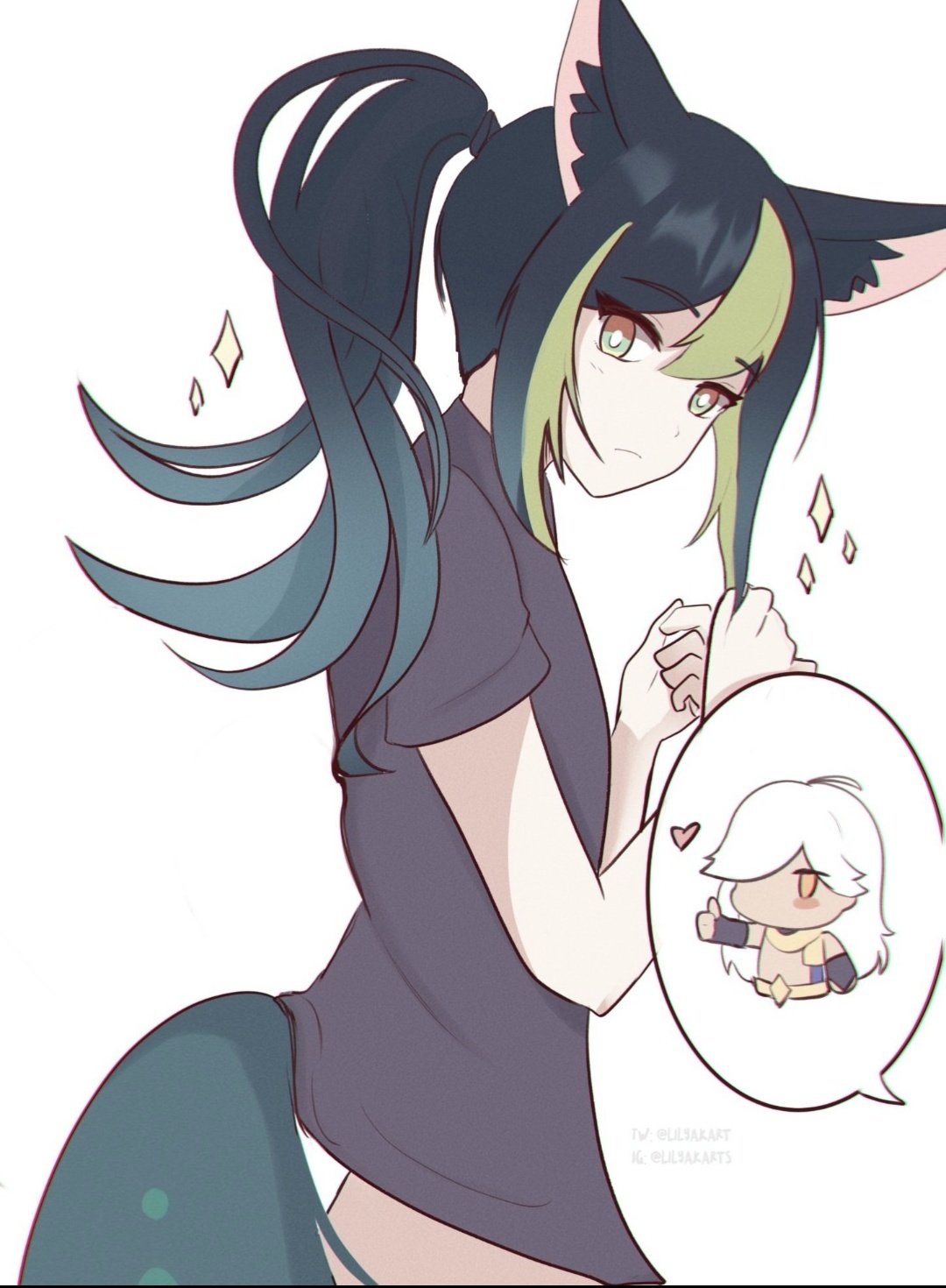 Tighnari With High Ponytail (Cyno Approved) Genshin Impact | HoYoLAB