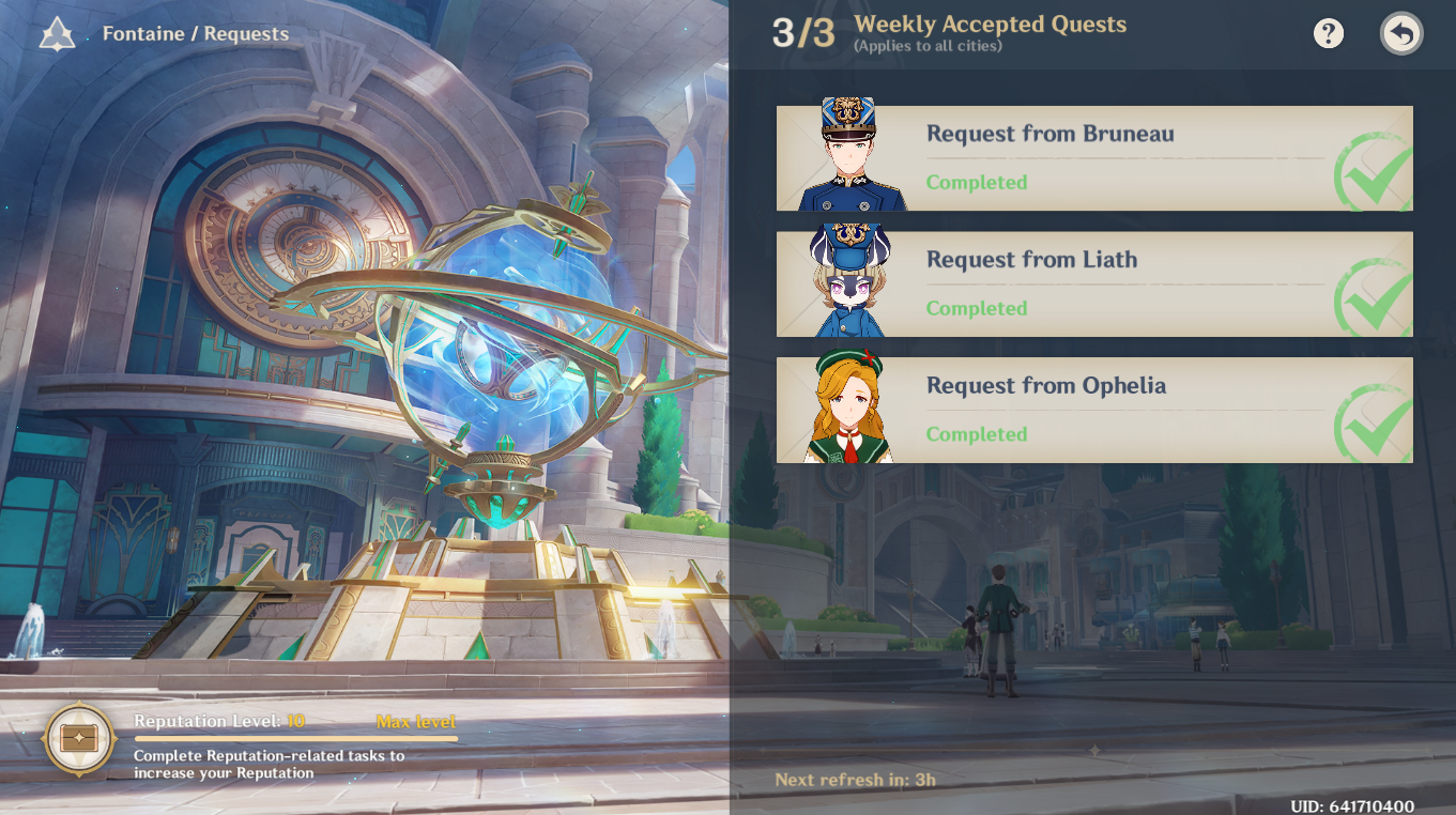 Reputation Quests count towards Encounter Points for Daily Commissions ...