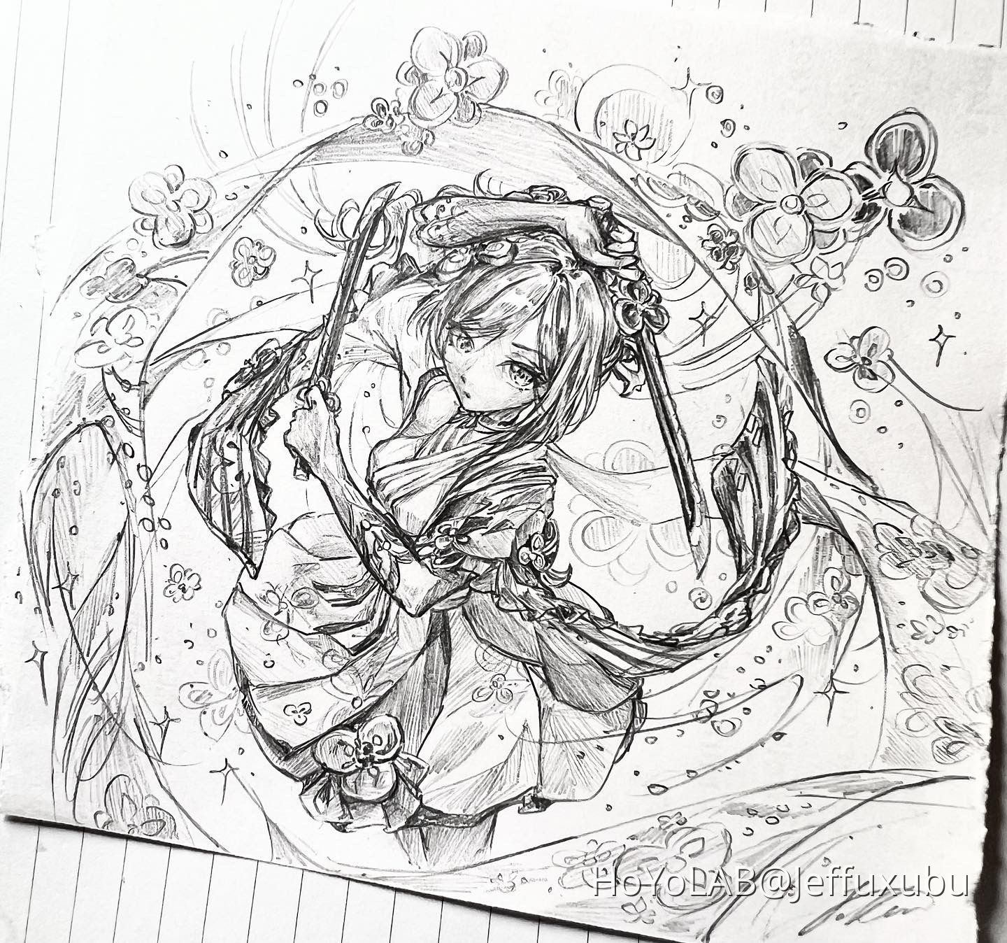 I drew Chiori Genshin Impact | HoYoLAB