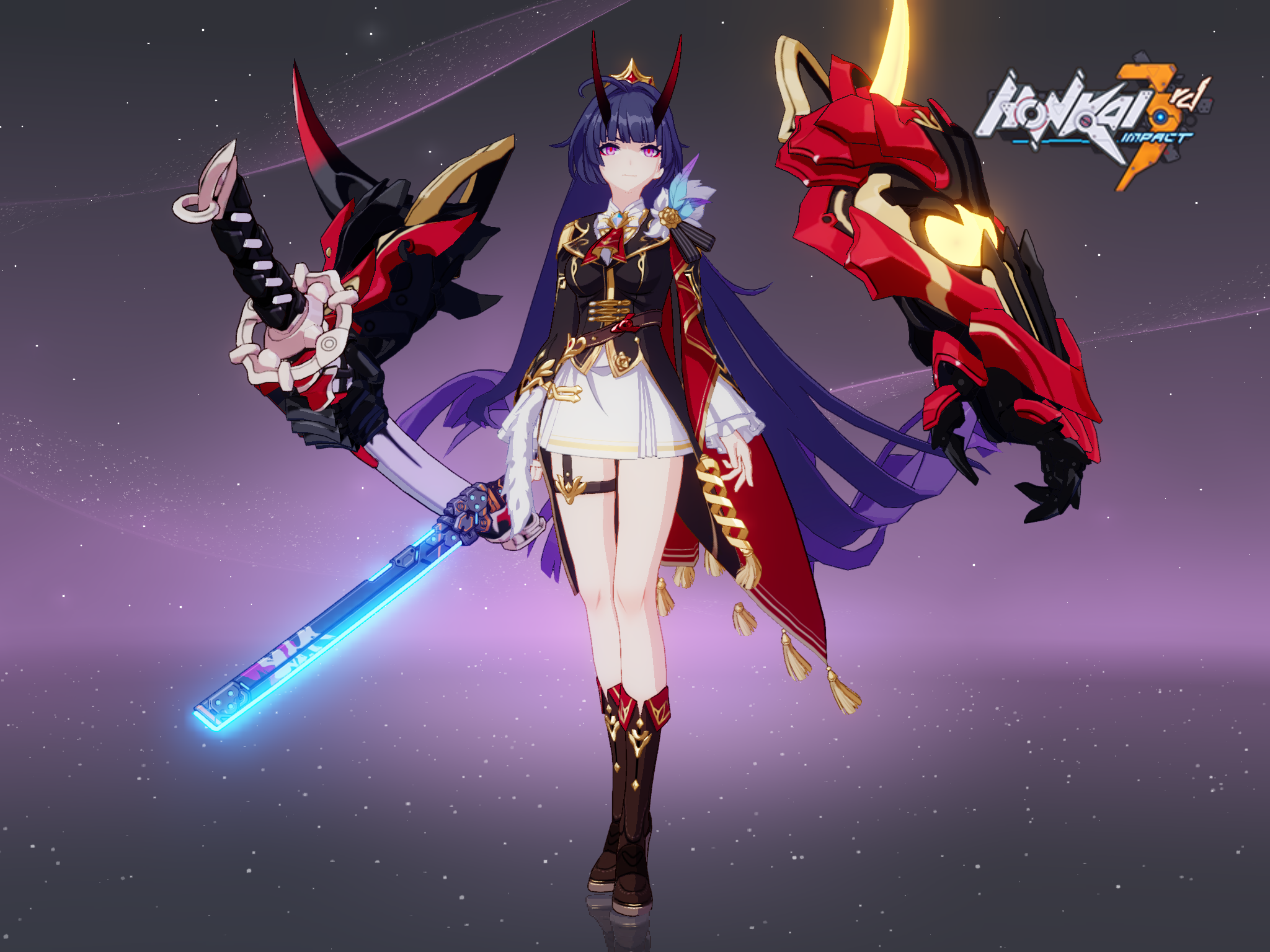 Got my free s ranker finally got raiden mei + cool looking outfit ...