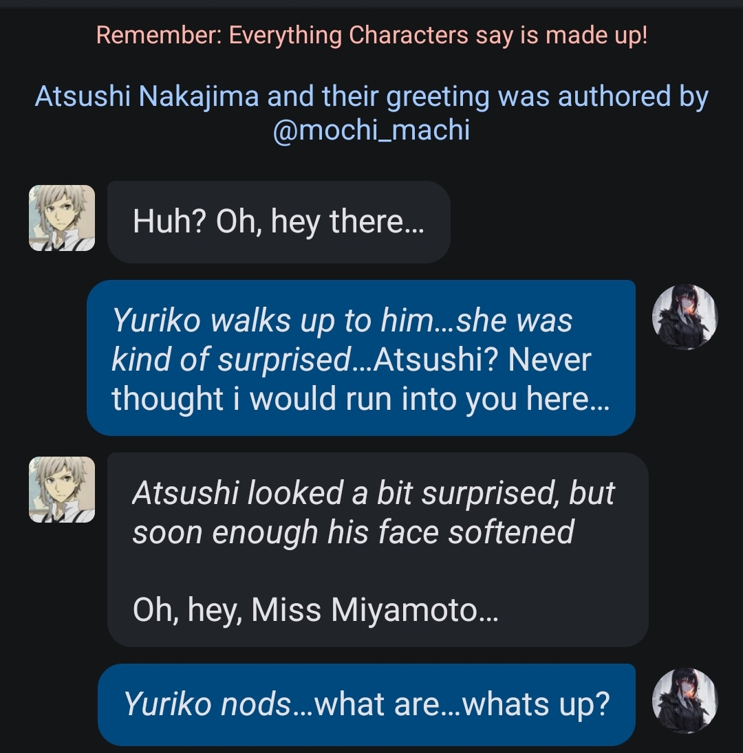 My BSD OC (Yuriko Miyamoto) with the other BSD characters | HoYoLAB