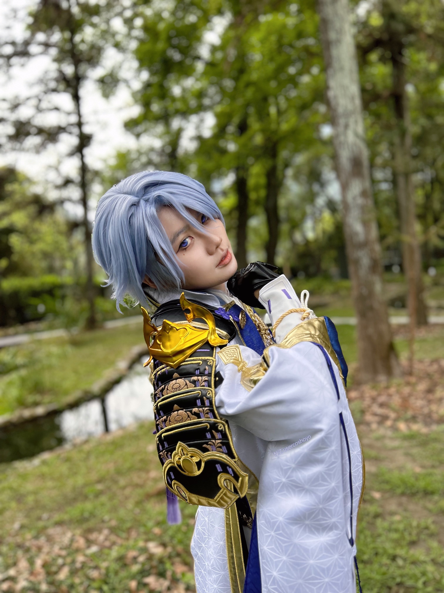 Daily Ayato🩵🤍🤍 cosplay Genshin Impact | HoYoLAB