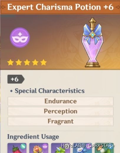 I did it! :D 5 star potion! Genshin Impact | HoYoLAB