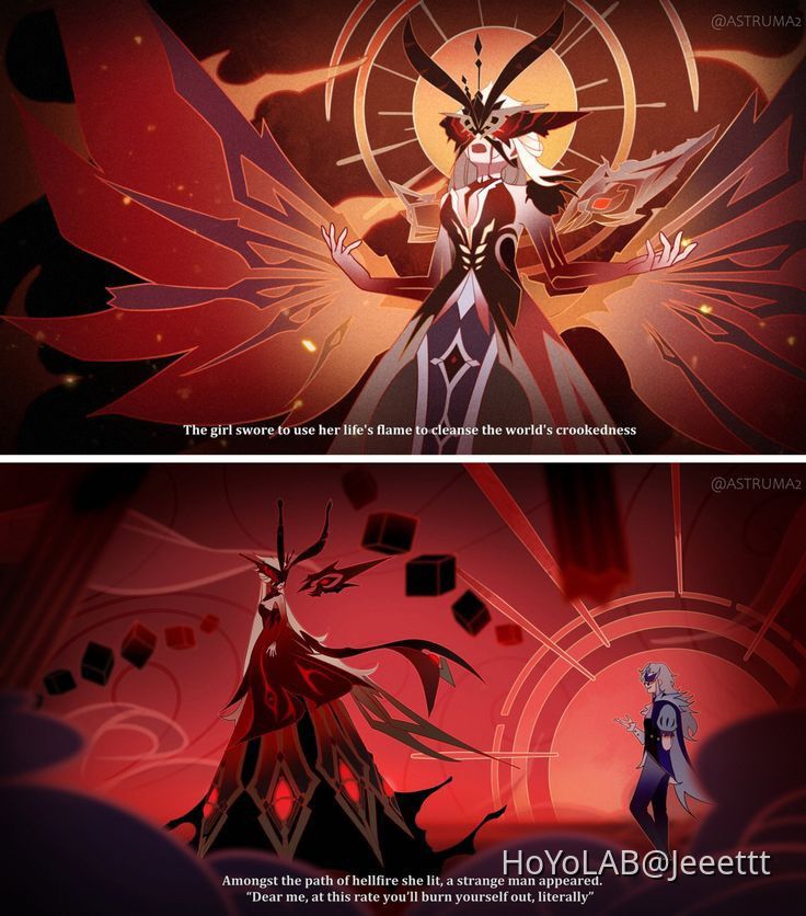 Crimson witch of flame / Rosalyne-Kruzchka Lohefalter Genshin Impact ...
