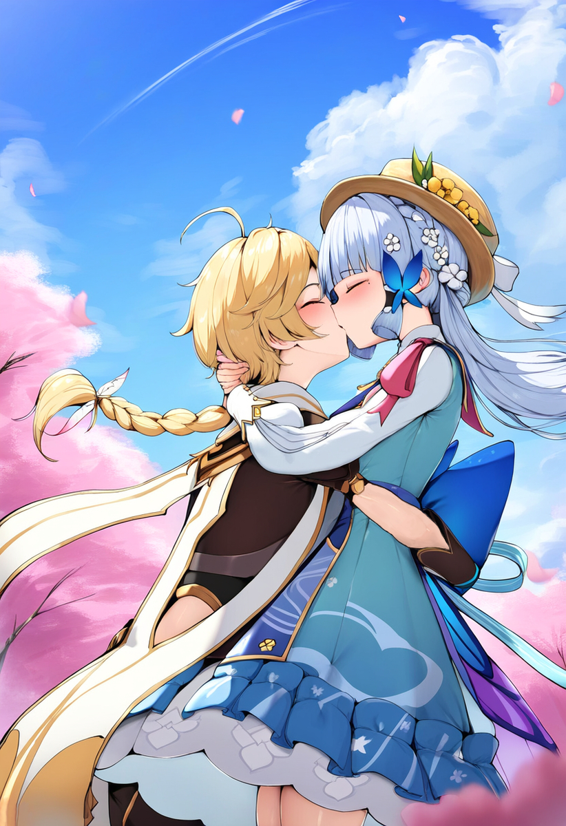 Aether y Ayaka Genshin Impact | HoYoLAB