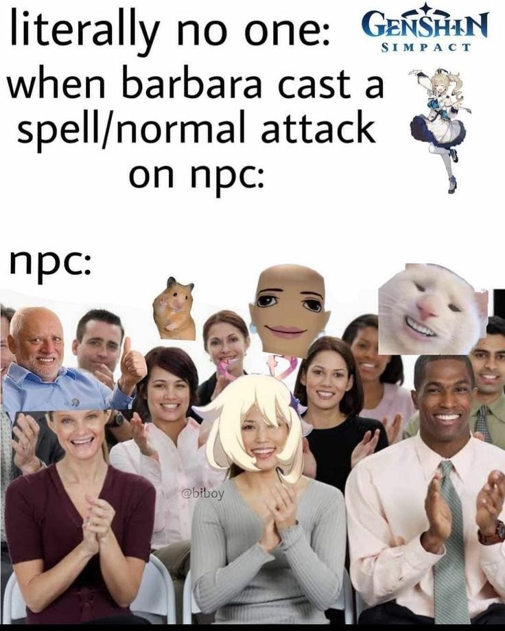 Barbara meme Genshin Impact | HoYoLAB