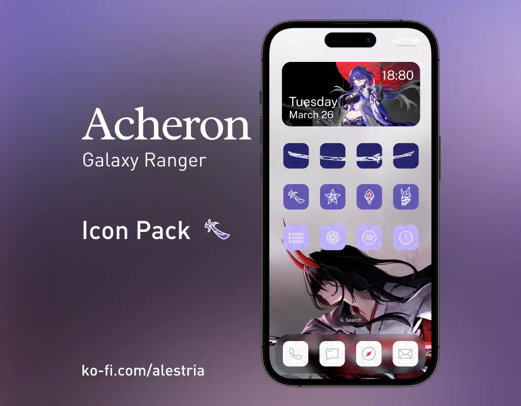 Custom Acheron Icon Pack Honkai: Star Rail | HoYoLAB