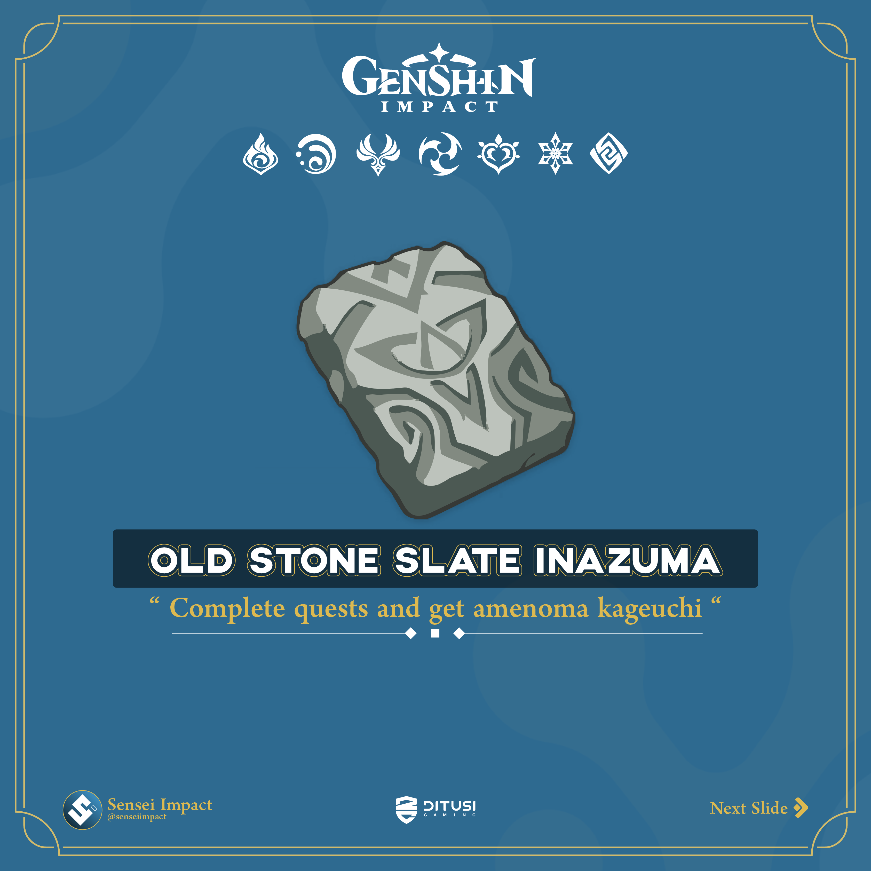 Old Stone Slates Inazuma Genshin Impact | HoYoLAB