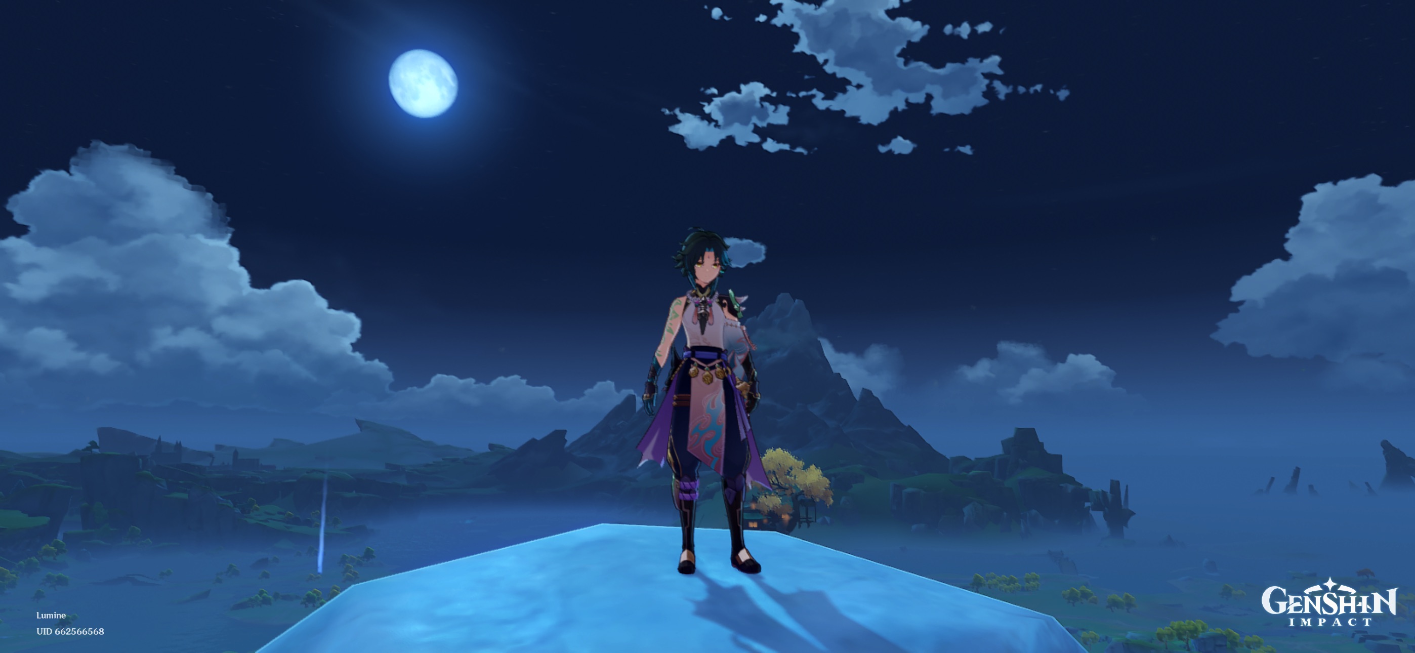 Xiao in the moonlight Genshin Impact | HoYoLAB