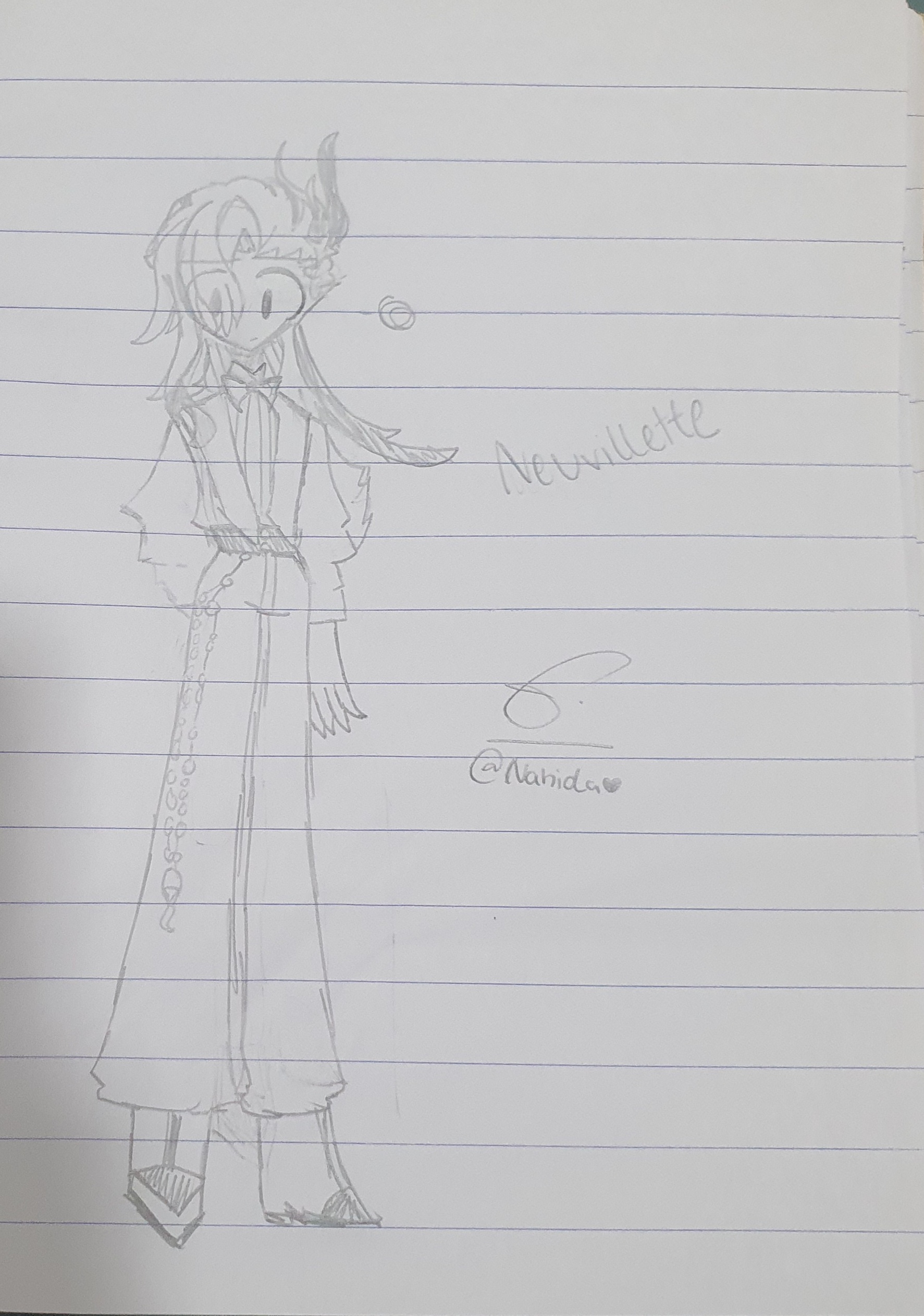 Neuvillette Fan art Genshin Impact | HoYoLAB