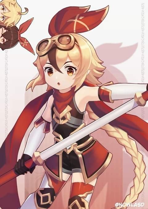 Aether y Amber en su vida diaria Genshin Impact | HoYoLAB