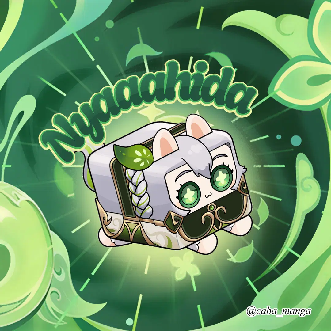 Nyaaahida~! 🐱 Baby Kitty Cat NAHIDA has APPEARED! 💖 Genshin Impact ...