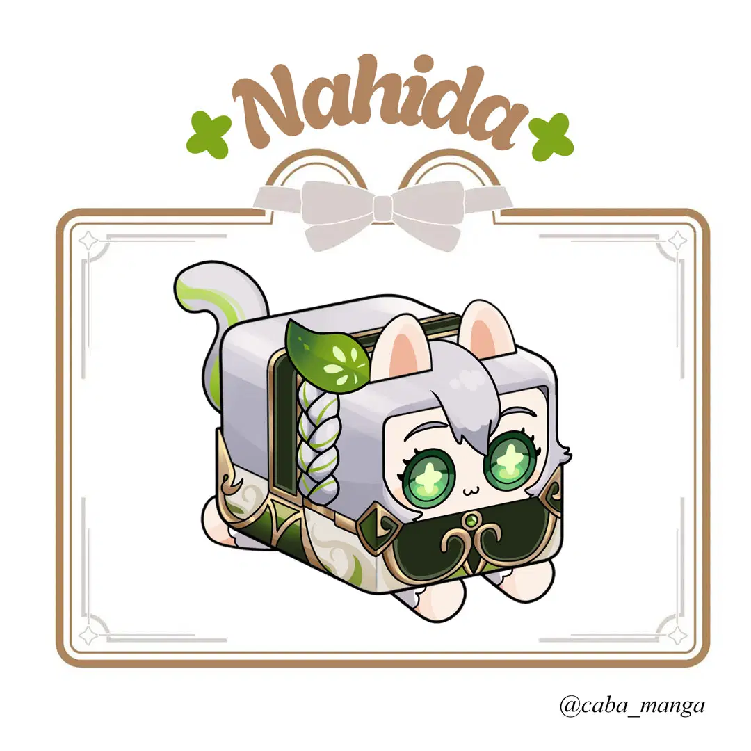 Nyaaahida~! 🐱 Baby Kitty Cat NAHIDA has APPEARED! 💖 Genshin Impact ...