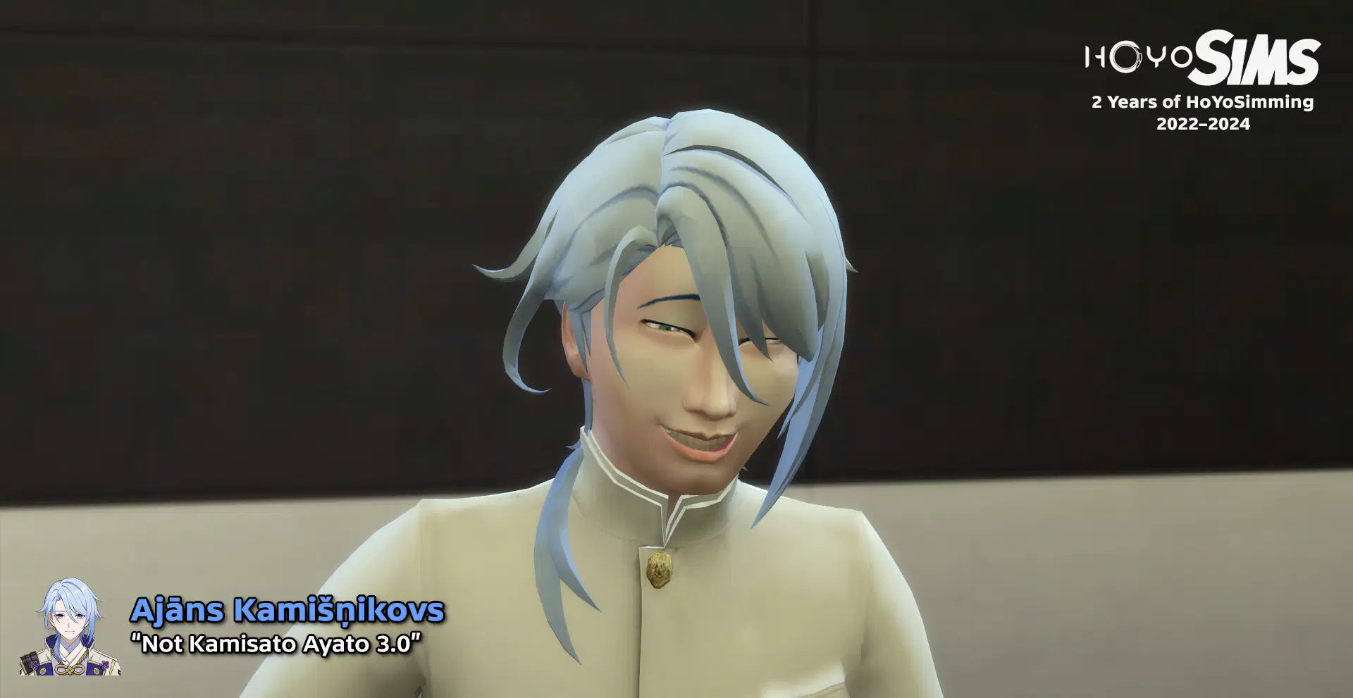"Not Genshin" Sims: Introducing "Not Kamisato Ayato 3.0" — Ayato's ...