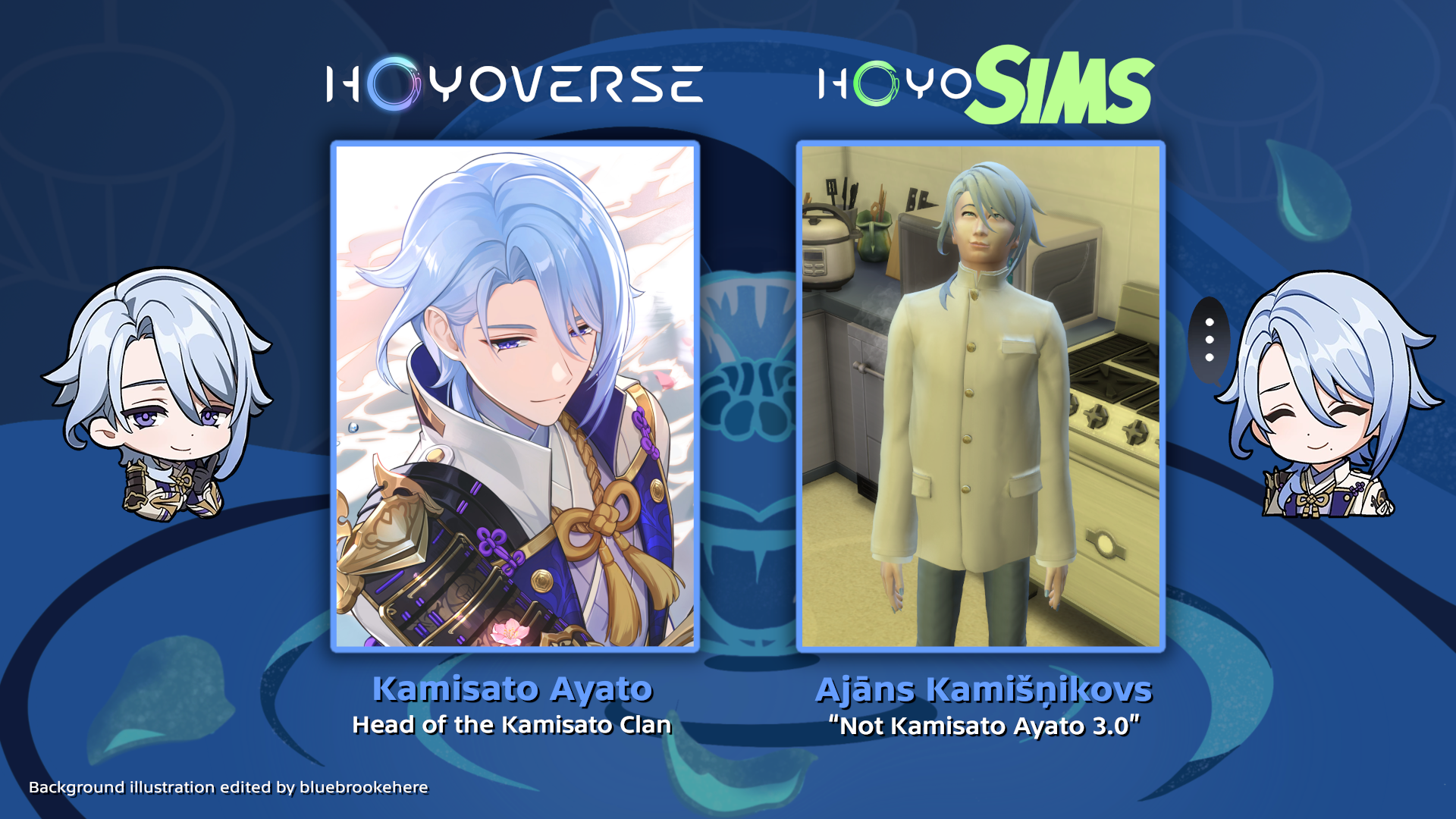 "Not Genshin" Sims: Introducing "Not Kamisato Ayato 3.0" — Ayato's ...