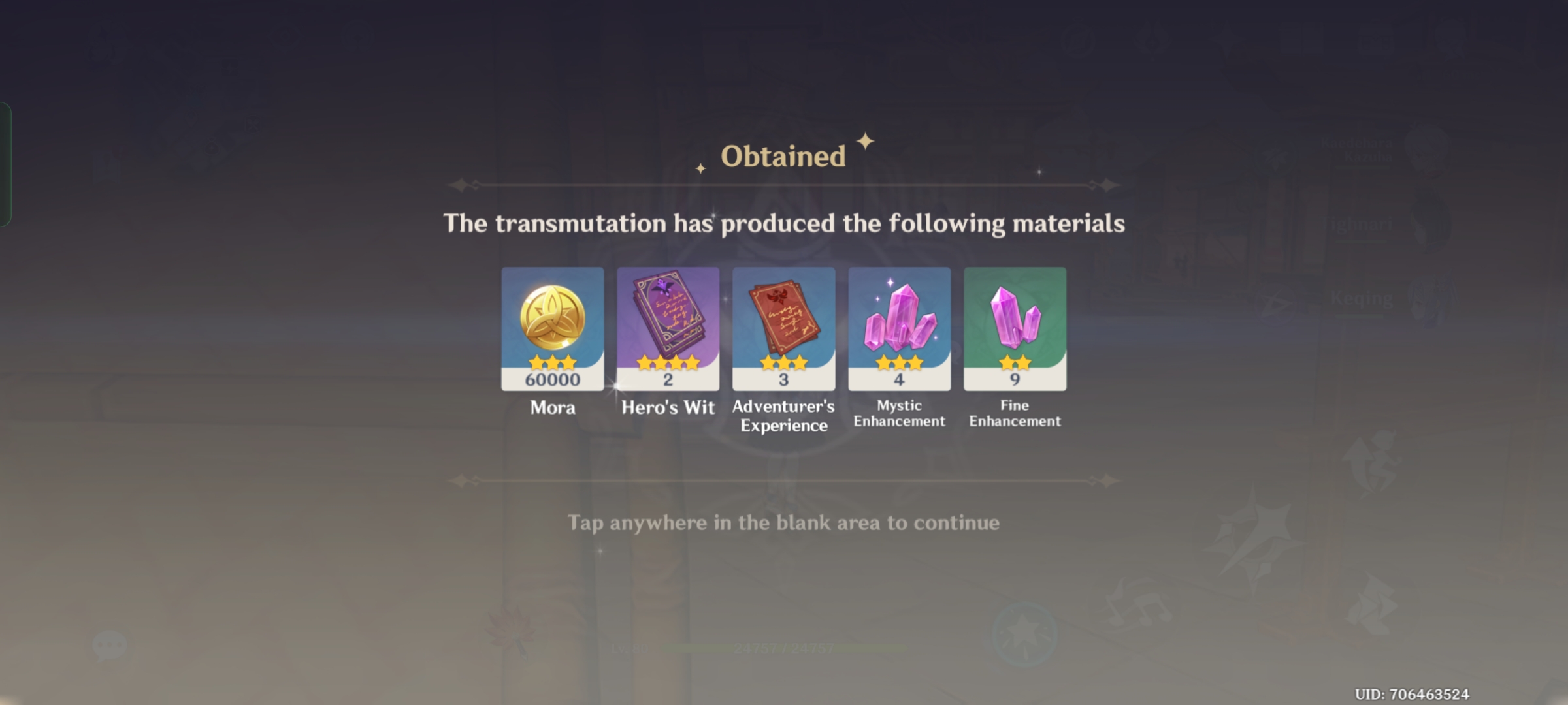 The transmutation? Genshin Impact | HoYoLAB