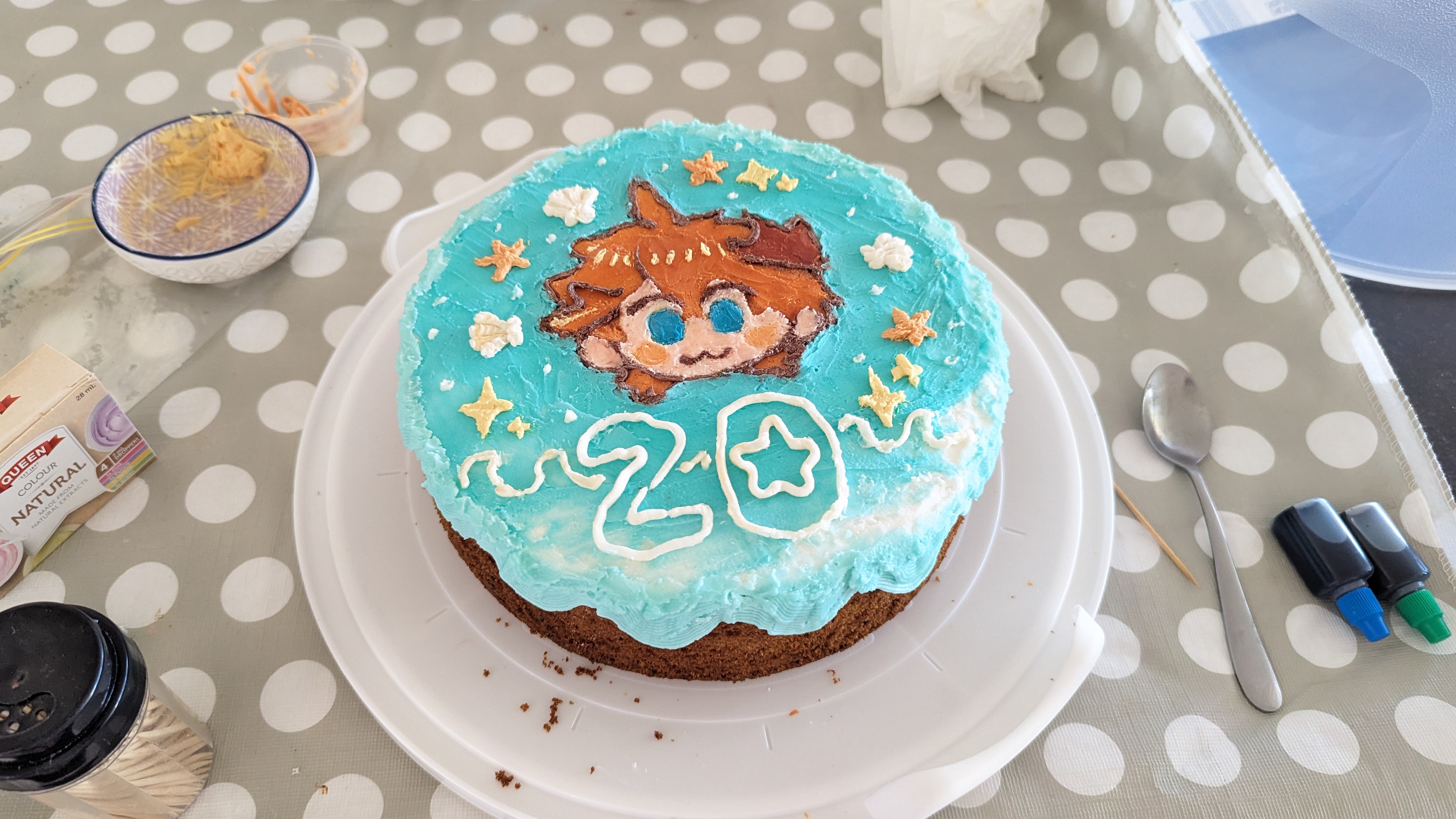 Tartaglia bday cake Genshin Impact | HoYoLAB