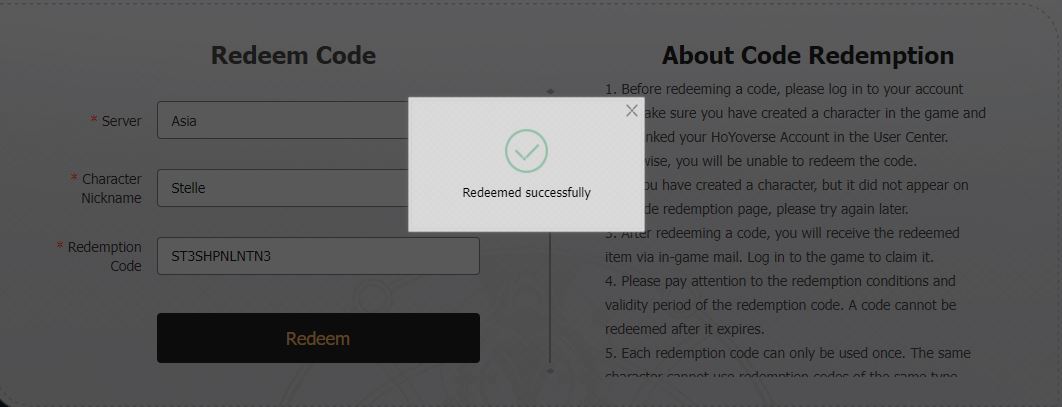 NEW Redeem Codes HSR v2.1 (50 Stellar Jades + 10k Credits) | March ...