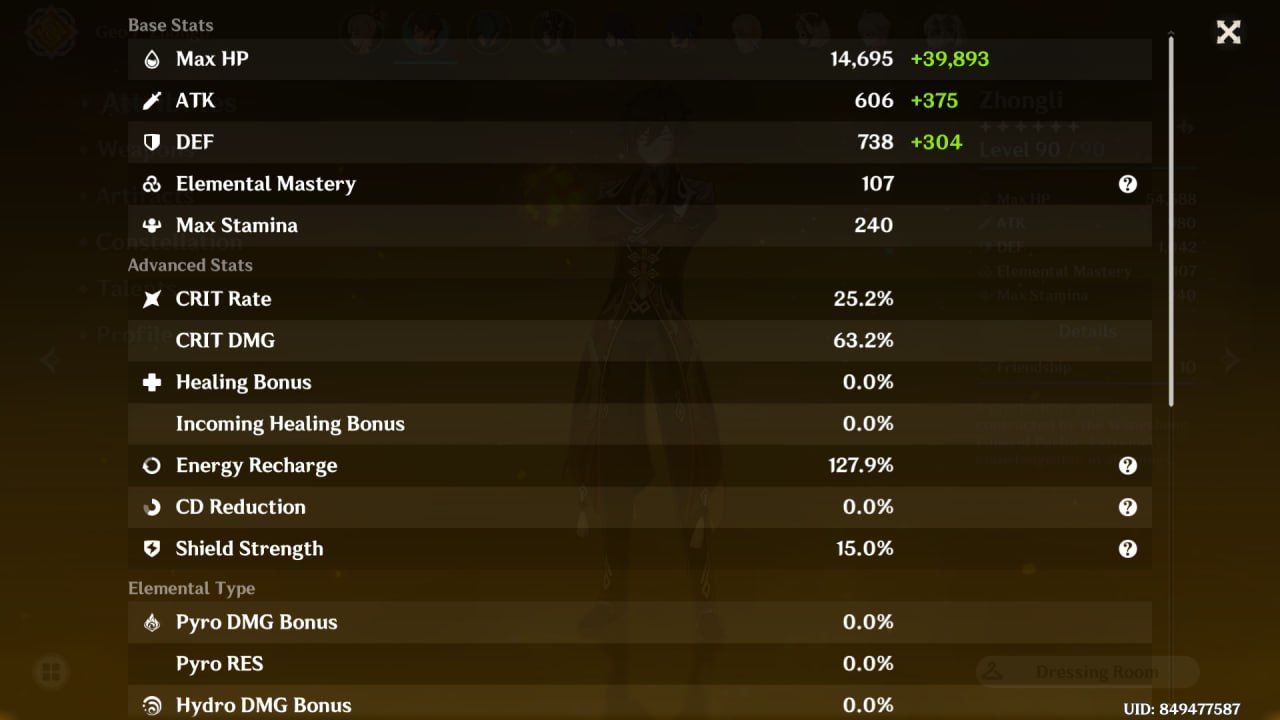 My crowned char build 1 Genshin Impact | HoYoLAB