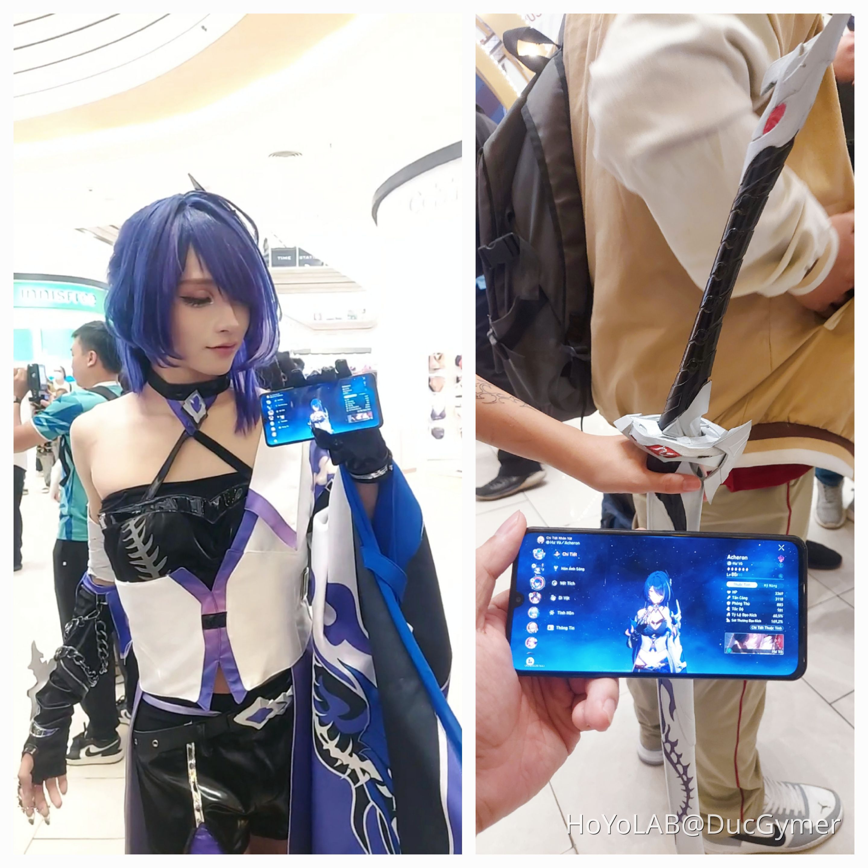 acheron cosplay at Aeon mall Việt Nam Honkai: Star Rail | HoYoLAB