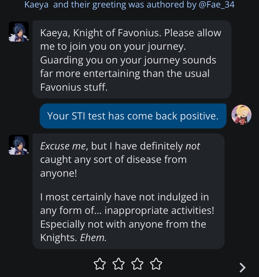 Genshin Impact boys react to: Positive STI tests | Character AI Genshin ...