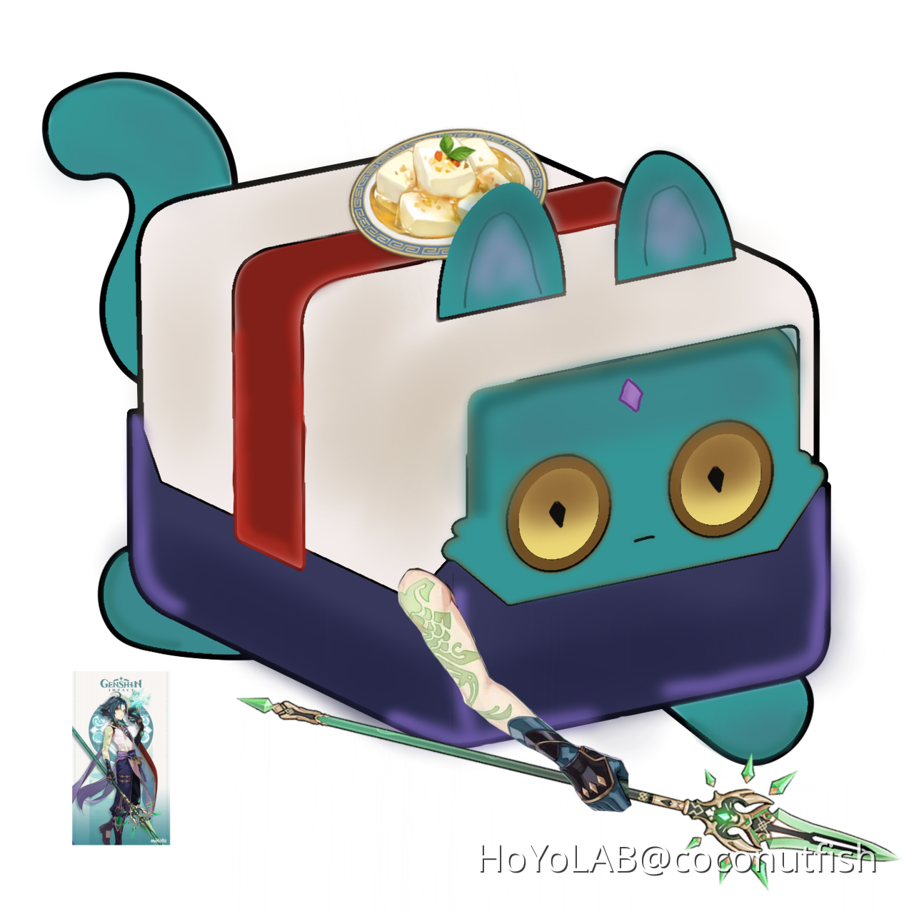 Xiao as a cat Genshin Impact | HoYoLAB