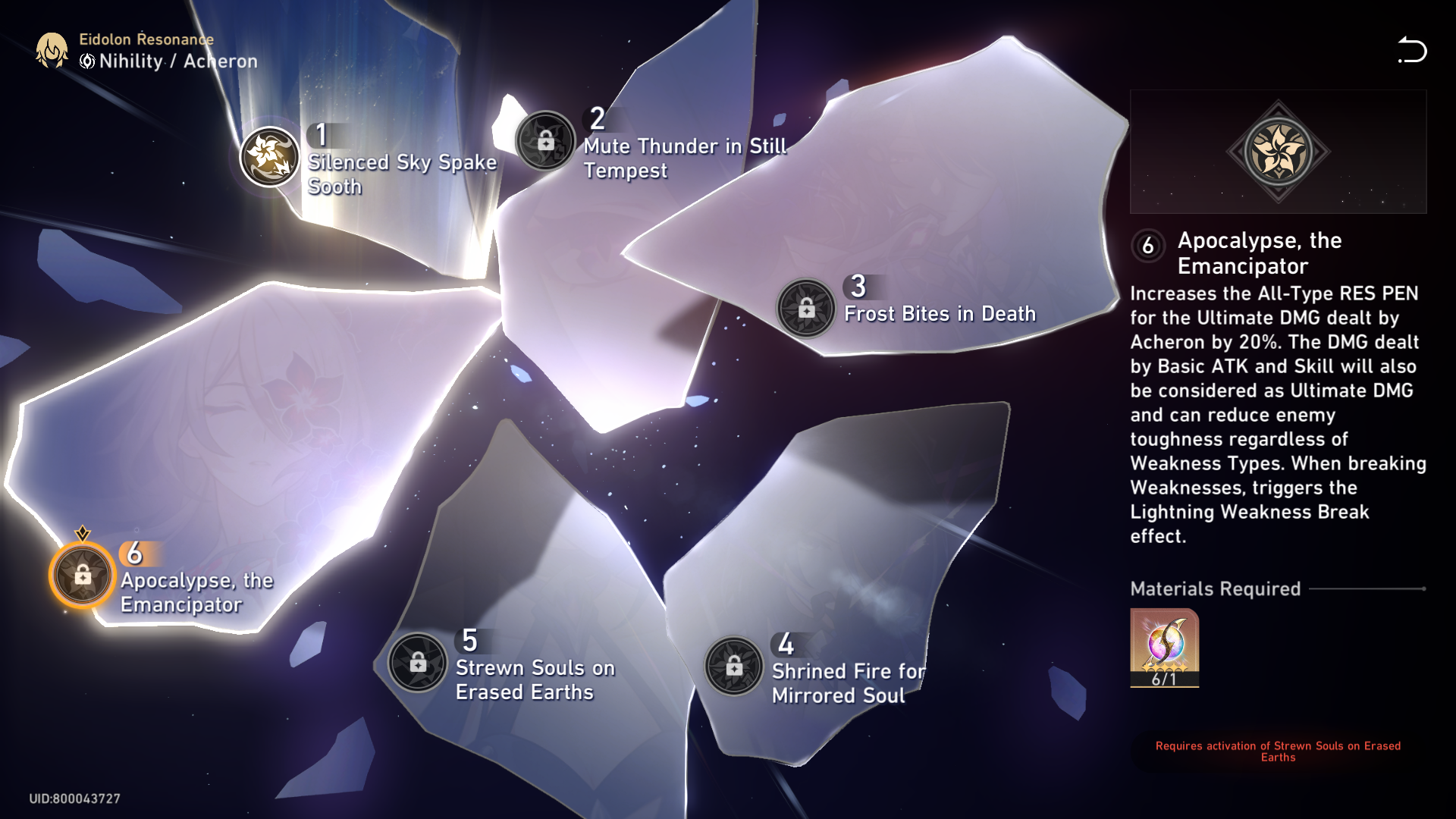 I have use all of my luck [E6 S1 within 440 rolls] Honkai: Star Rail ...