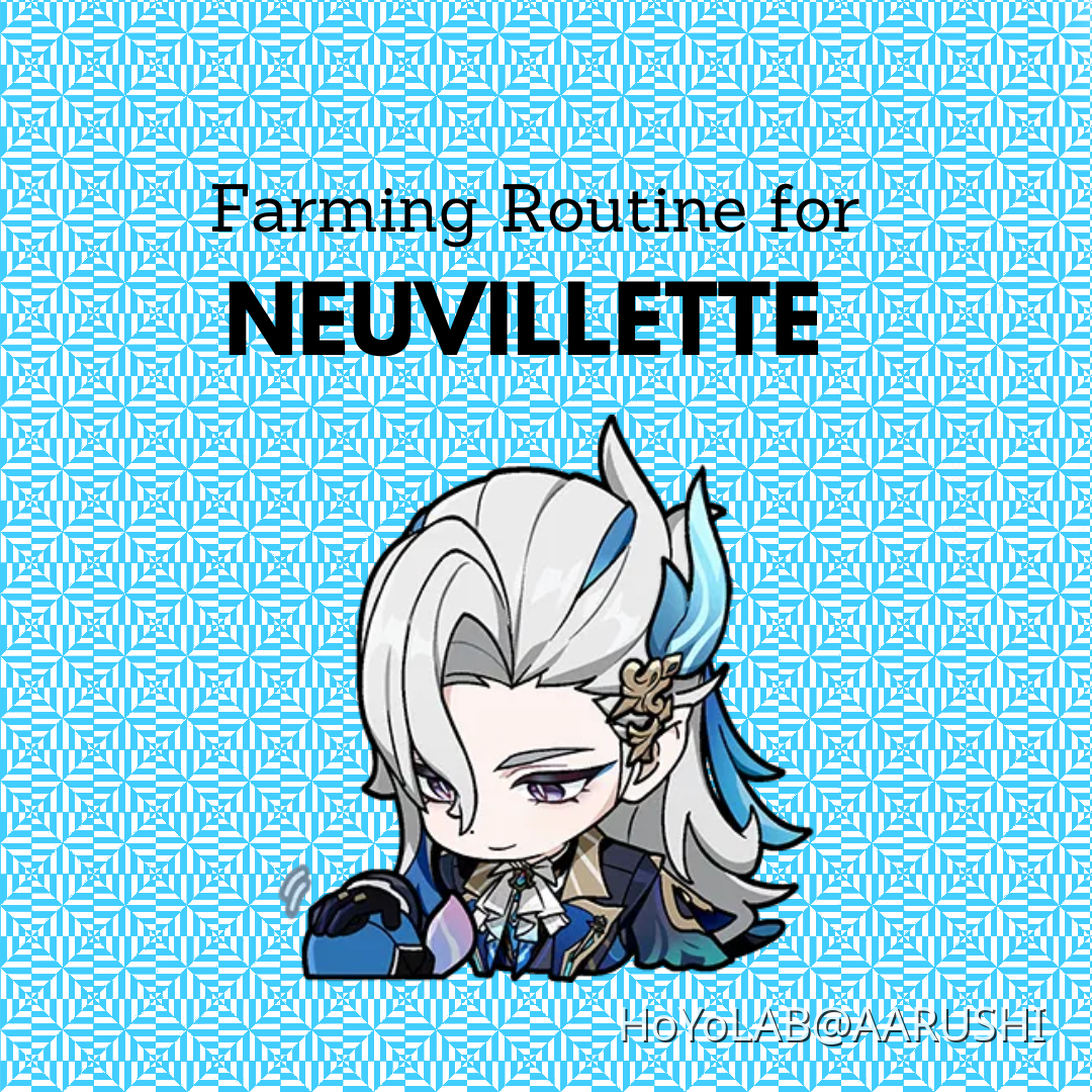 Farming for Neuvillette Genshin Impact | HoYoLAB