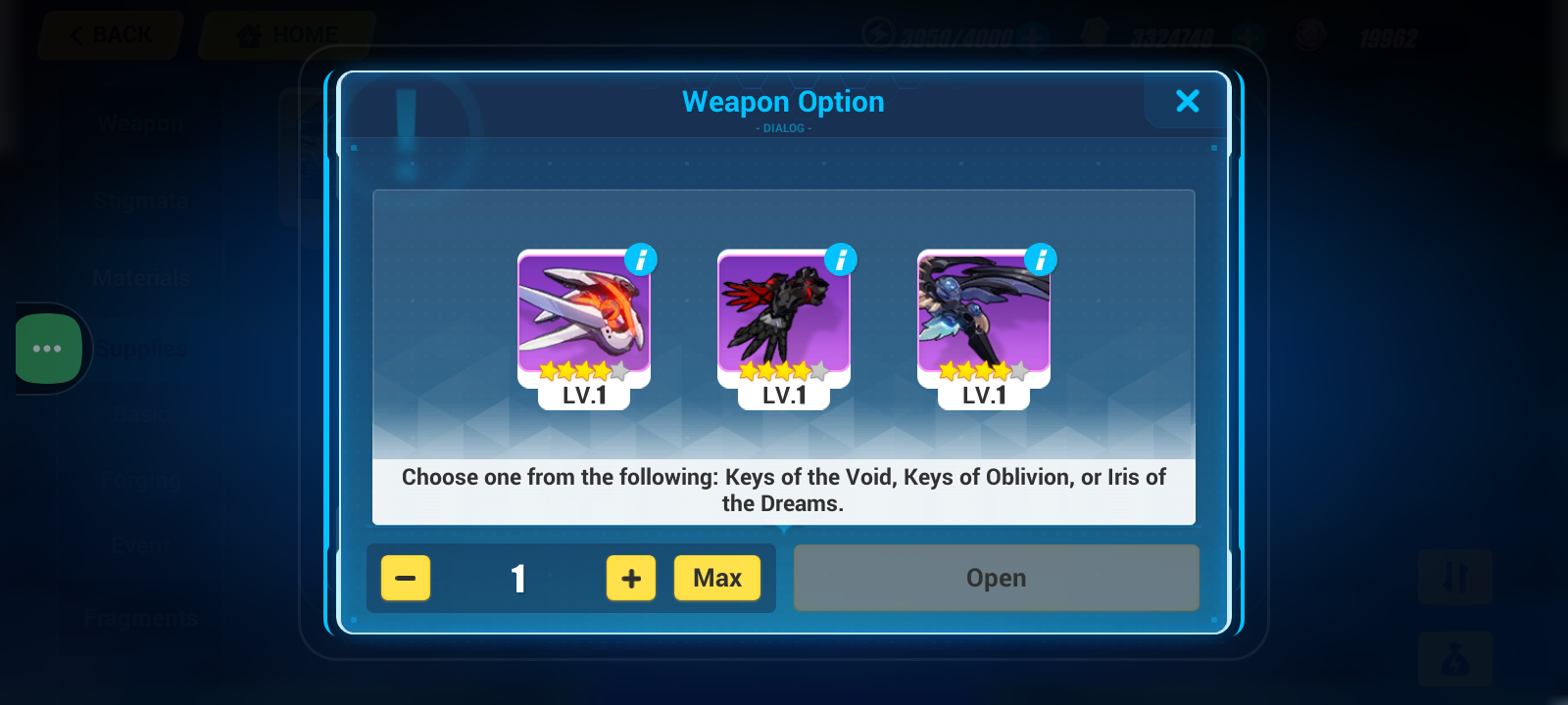 just got this crate but can't decide between gun and scythe, pls pick ...