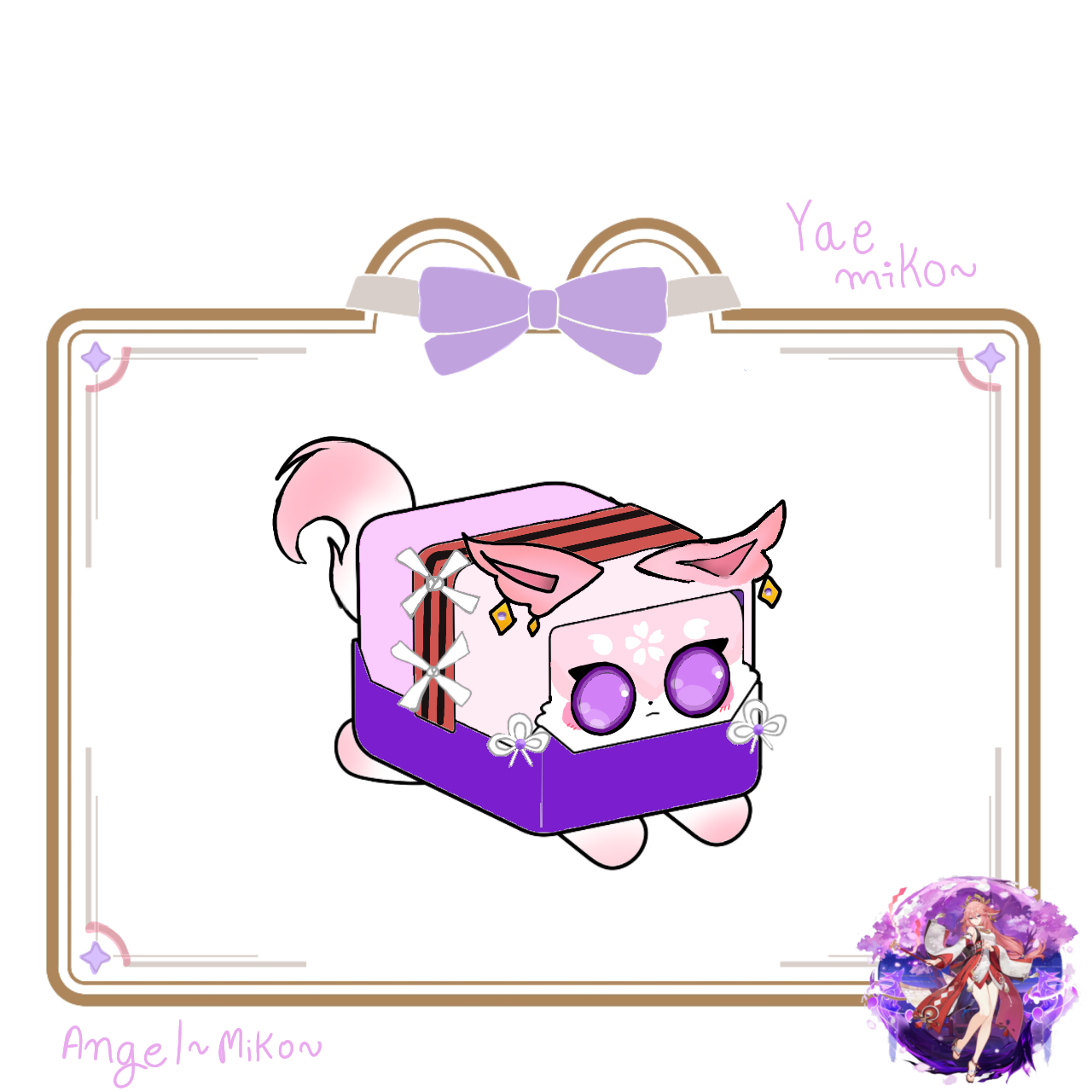 the grand Master of the inazuma grand narukami shrine, yae meow ...