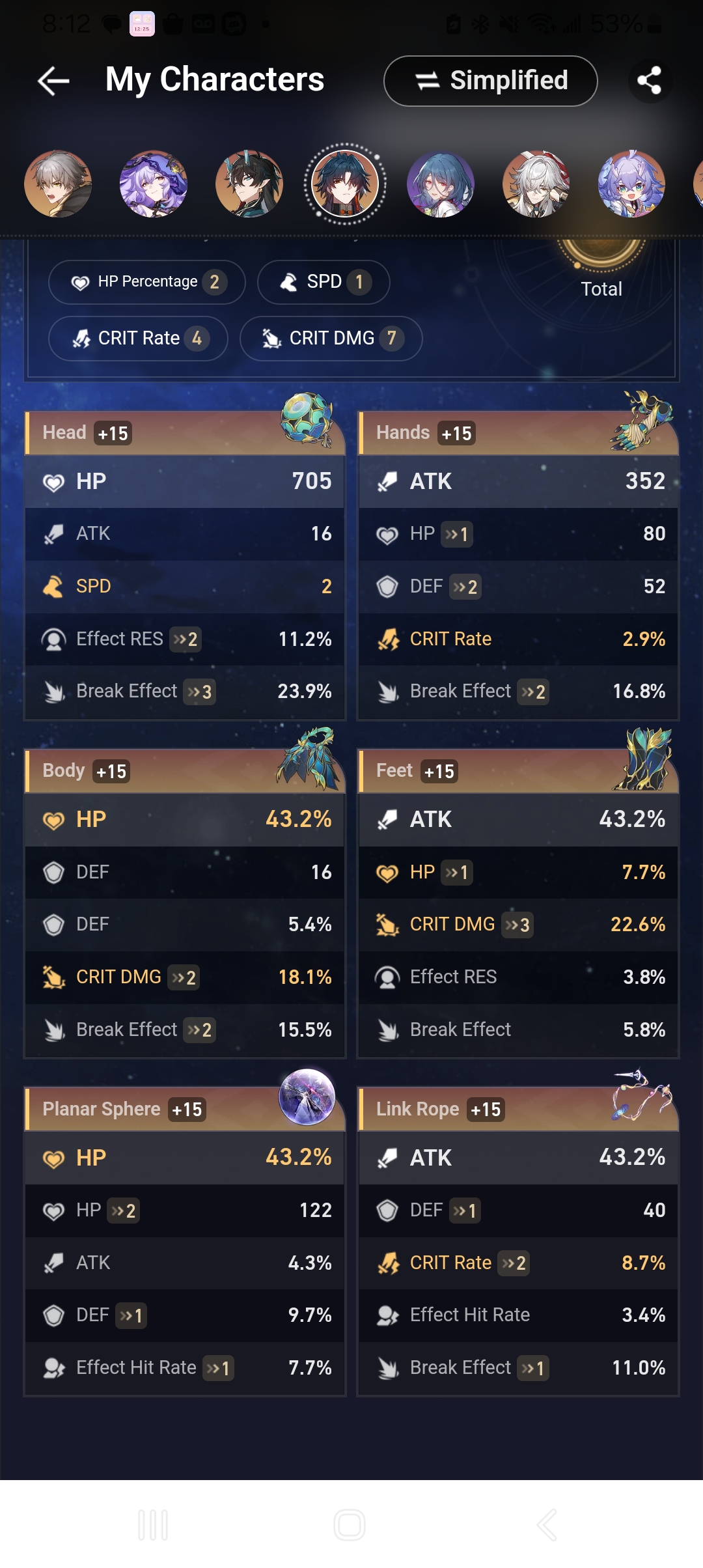 my blade build :3 Honkai: Star Rail | HoYoLAB