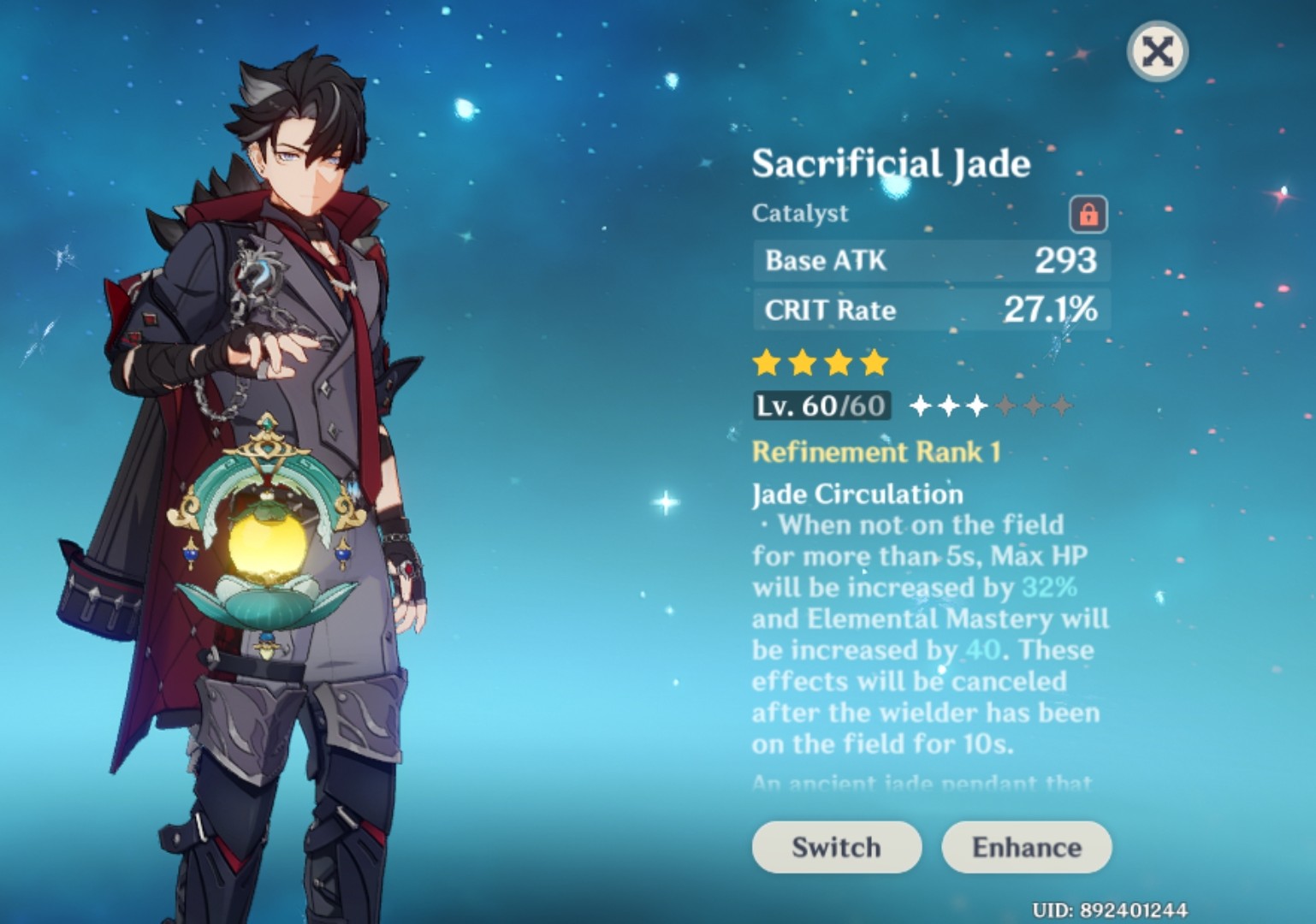 sacrificial jade Genshin Impact | HoYoLAB